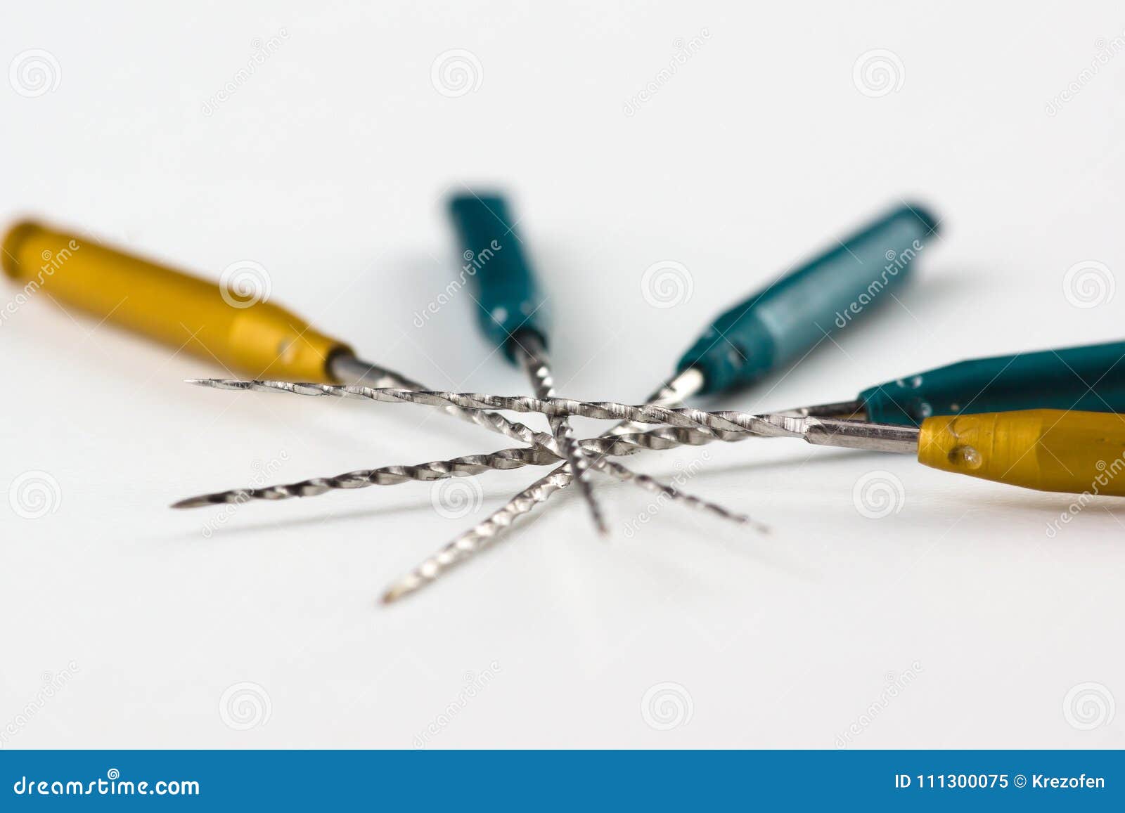 Tools for dentist work stock image. Image of care, isolated - 111300075