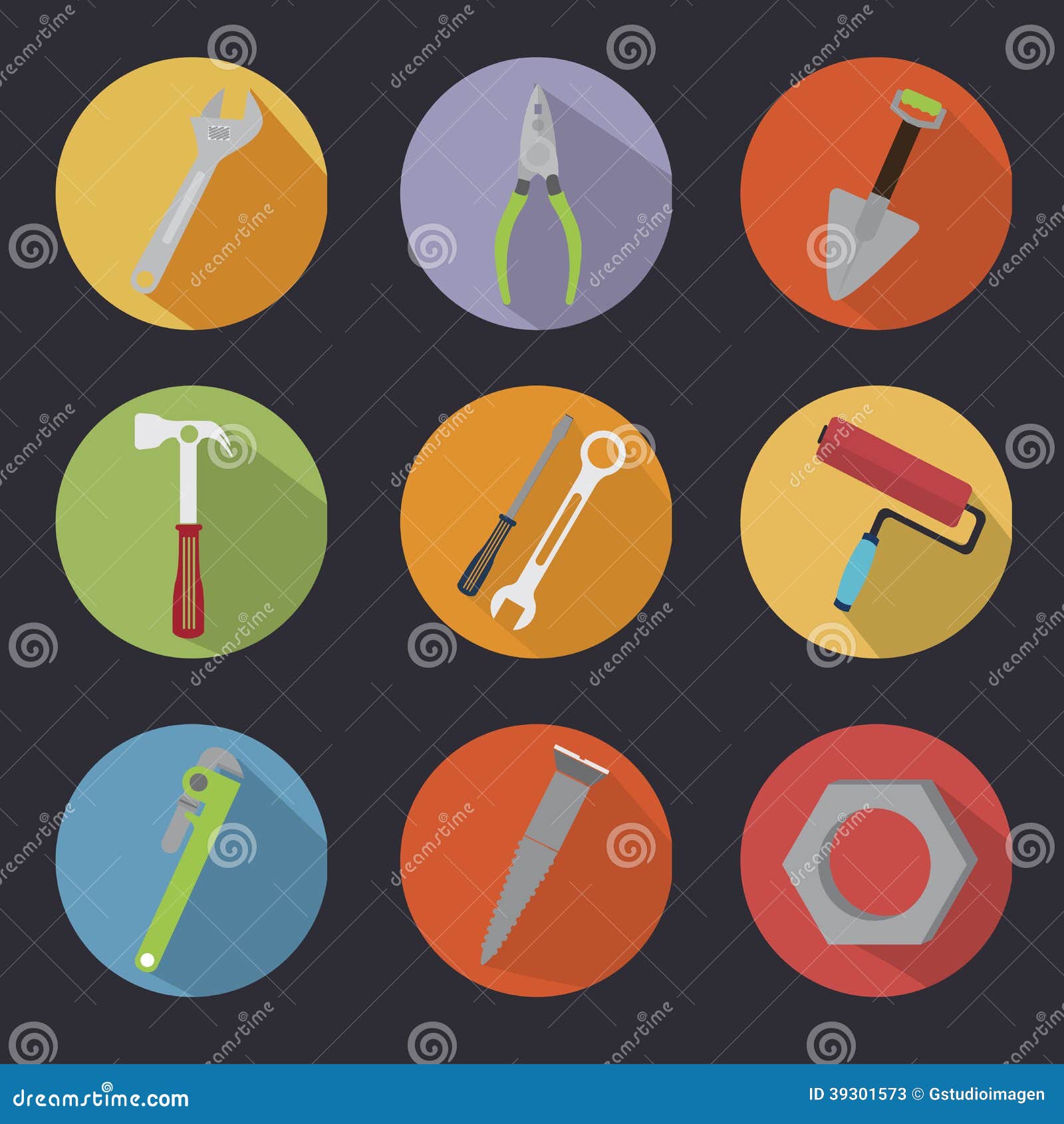 Tools design stock vector. Illustration of collection - 39301573