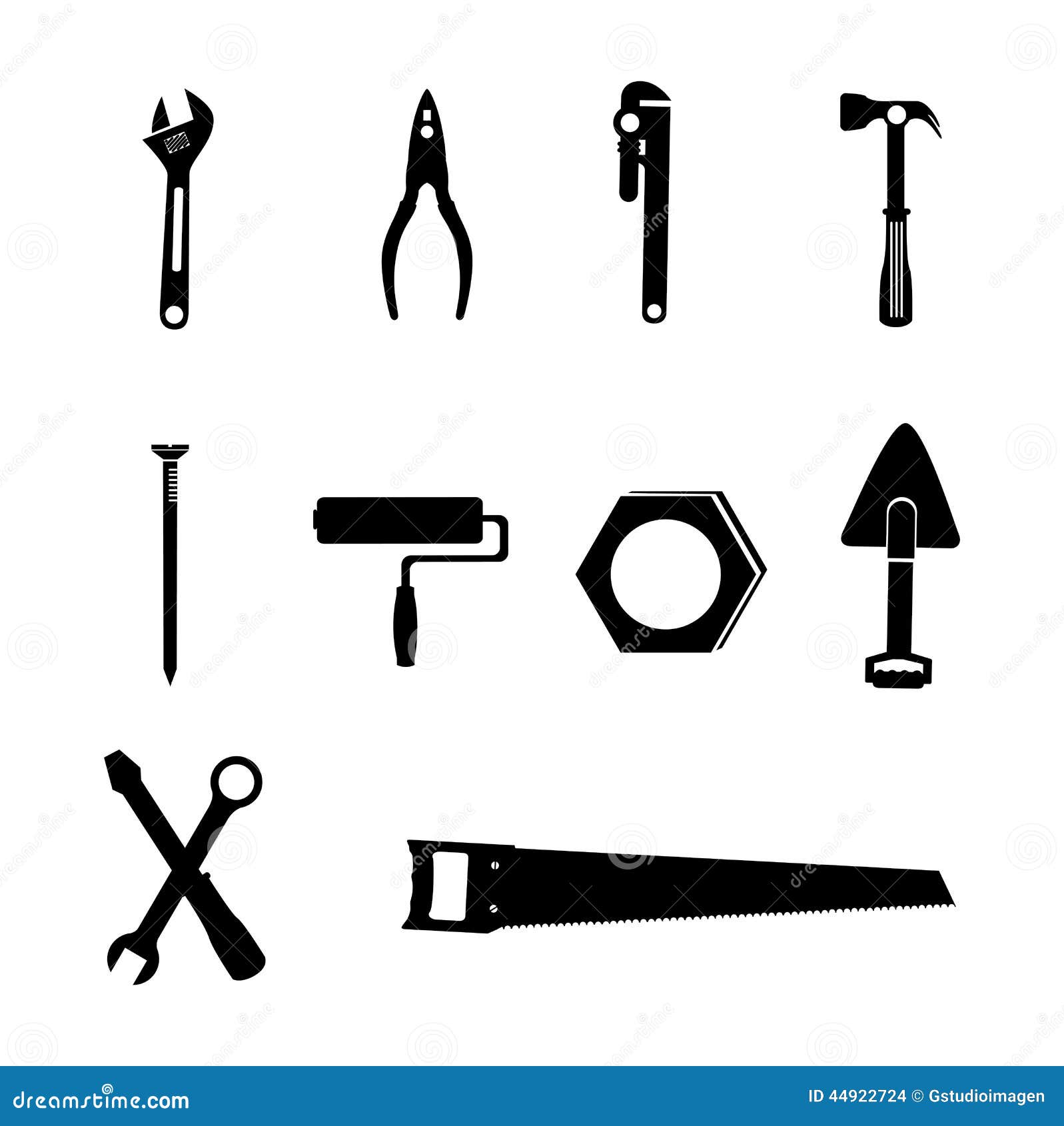Tools design stock vector. Illustration of occupation - 44922724