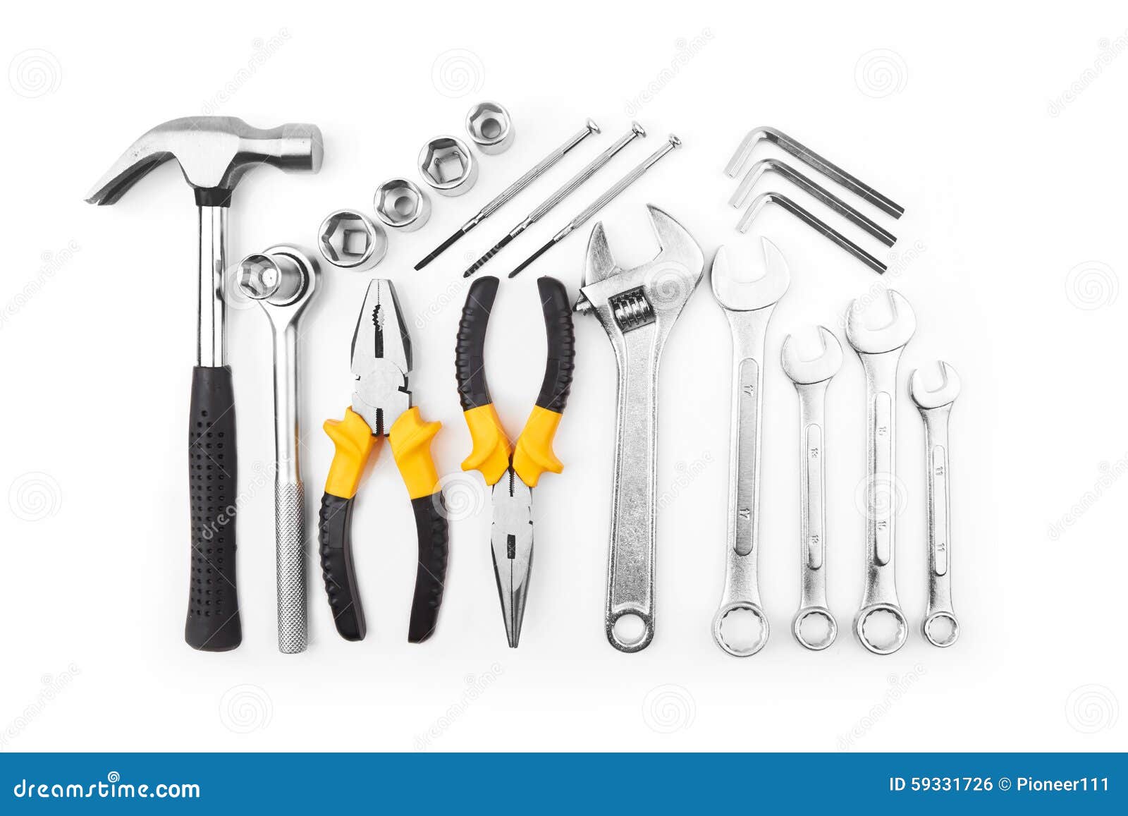 Tools stock photo. Image of pliers, hold, hand, background - 59331726