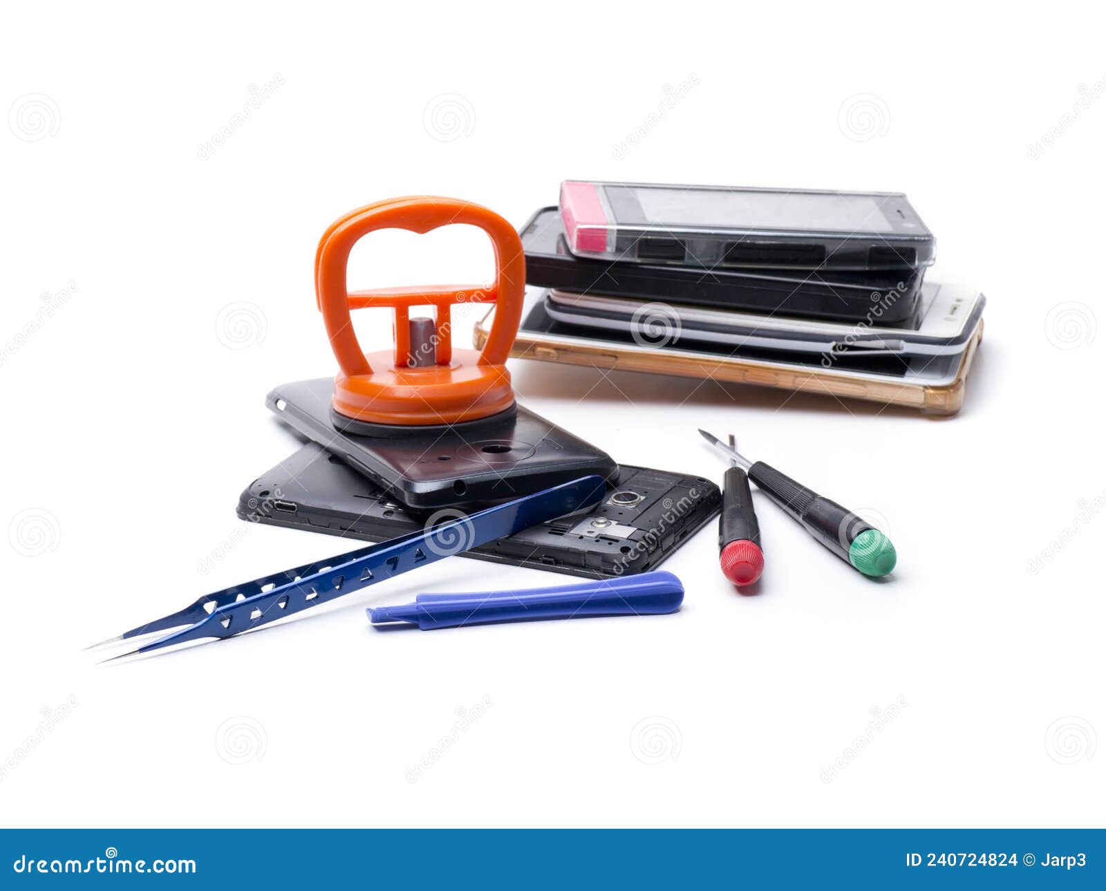 Tools for Disassembling Phones Stock Photo - Image of electronics ...