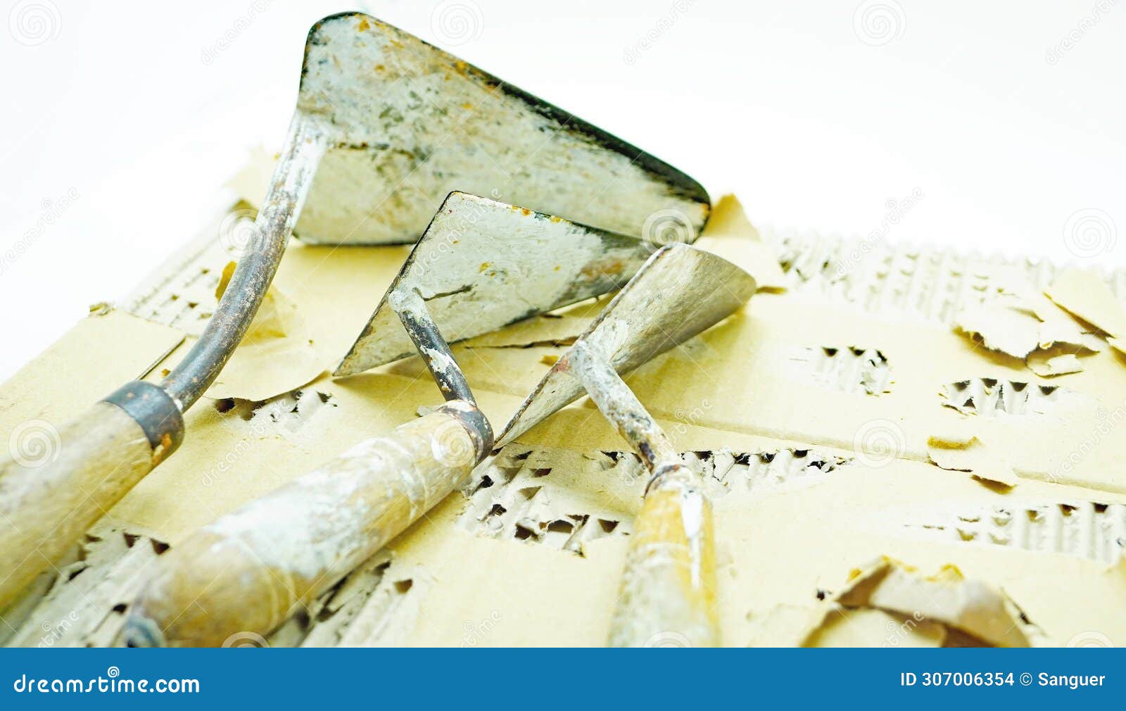 Tools for DIY on White Background Stock Photo - Image of lathe, tools ...