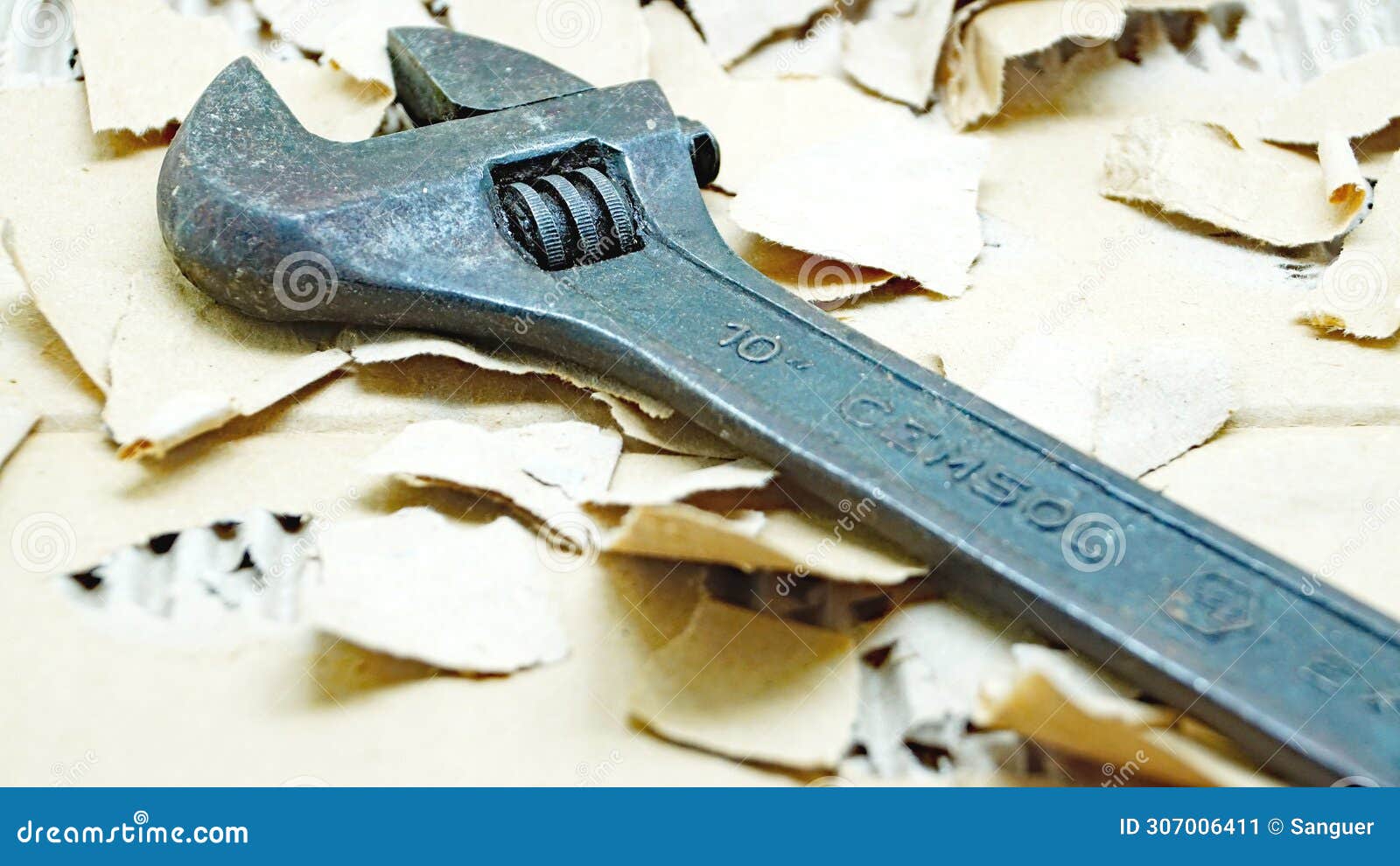 Tools for DIY on White Background Stock Image - Image of spanner ...