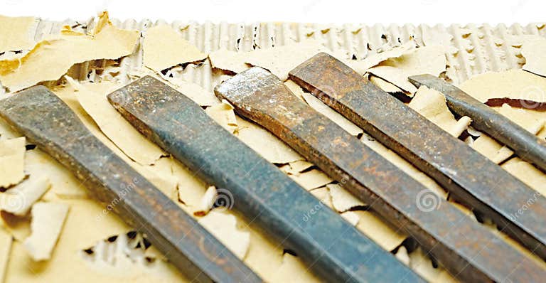 Tools for DIY on White Background Stock Photo - Image of bricklayer ...
