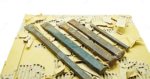 Tools for DIY on White Background Stock Photo - Image of sergents ...