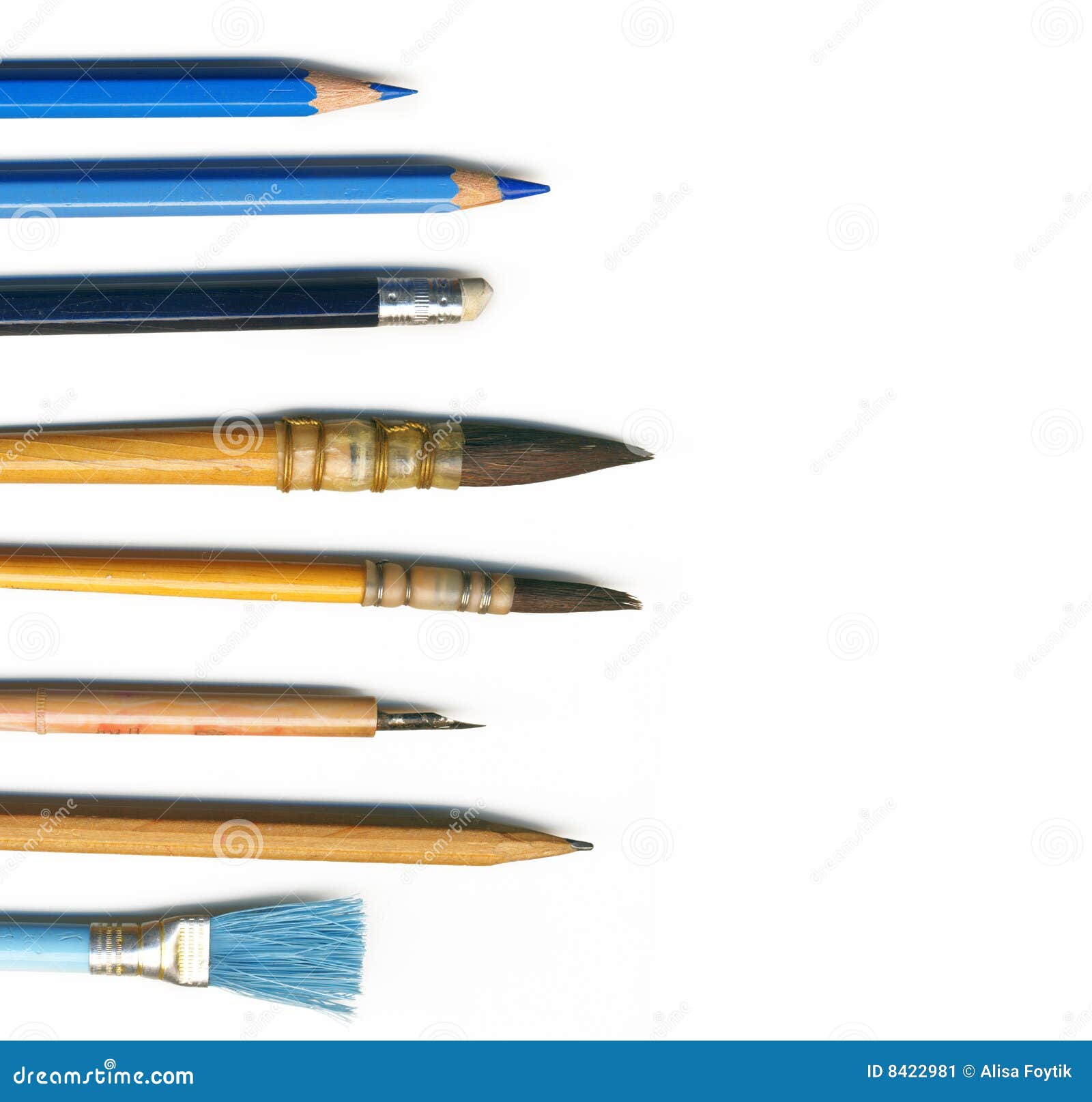 Tools for drawing stock image. Image of color, grain, object - 8422981