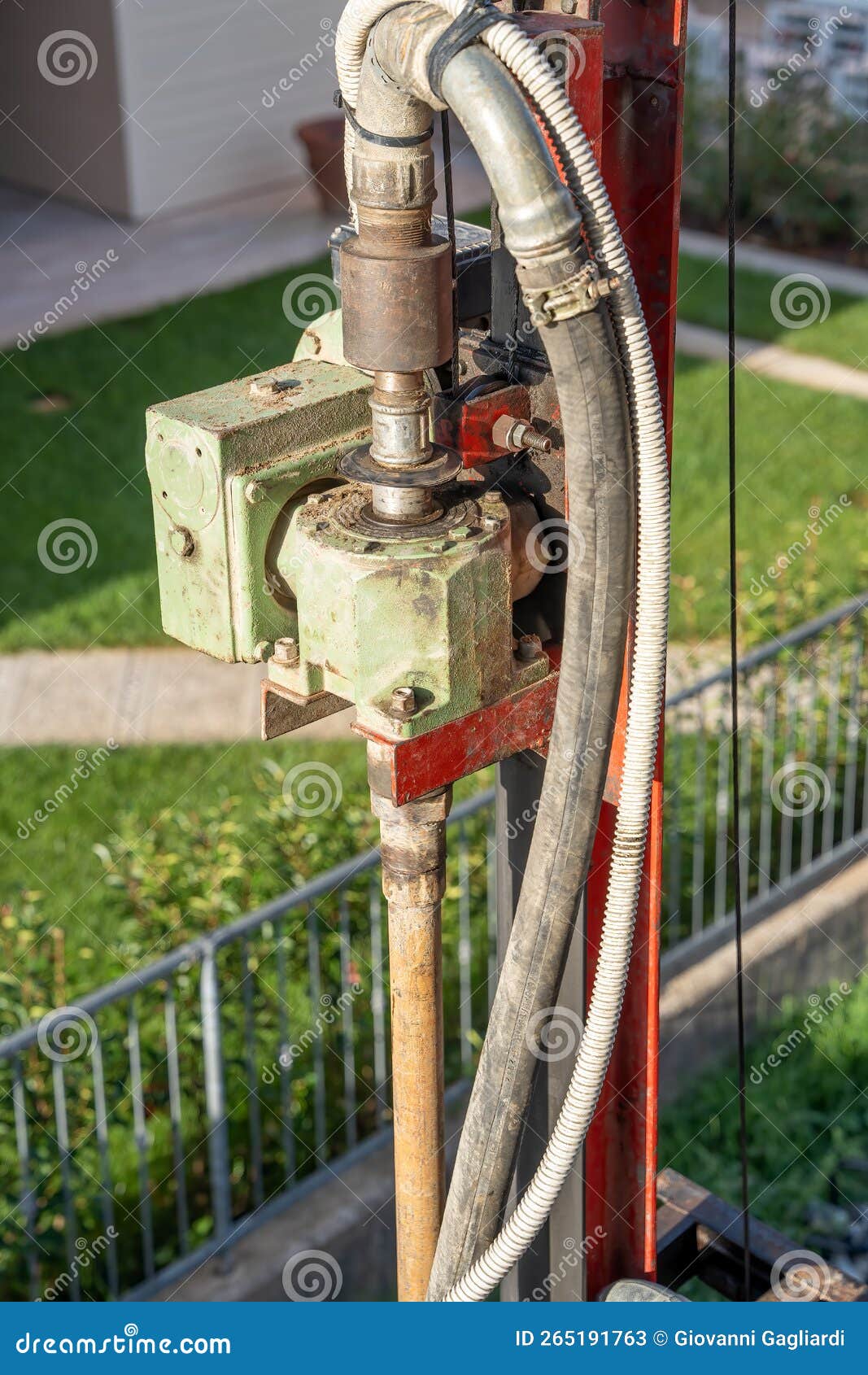 Tools for Drilling a Well Under Water. Installing the System for ...