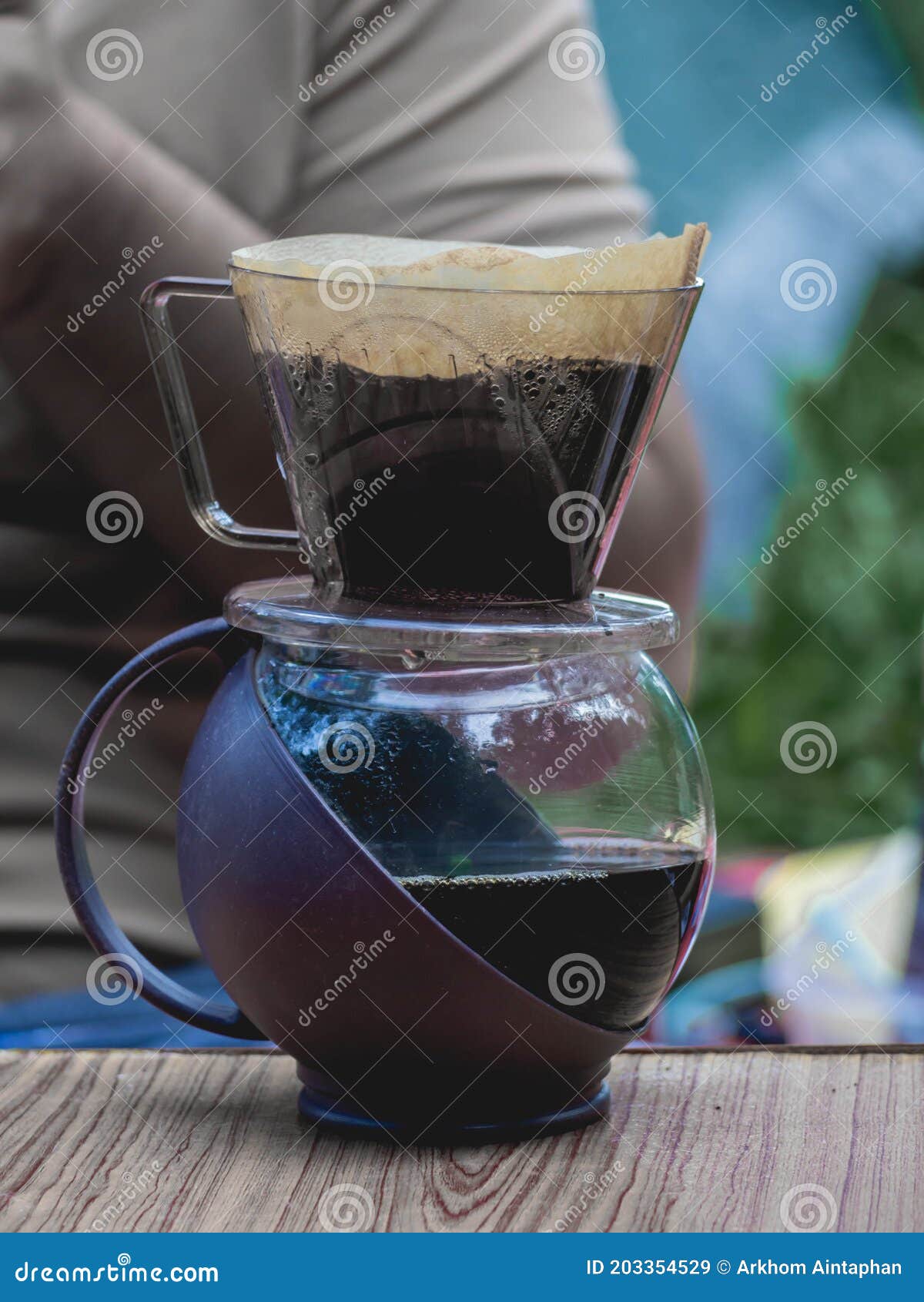 Tools for Dripping Coffee and Dripping Coffee Stock Image - Image of ...