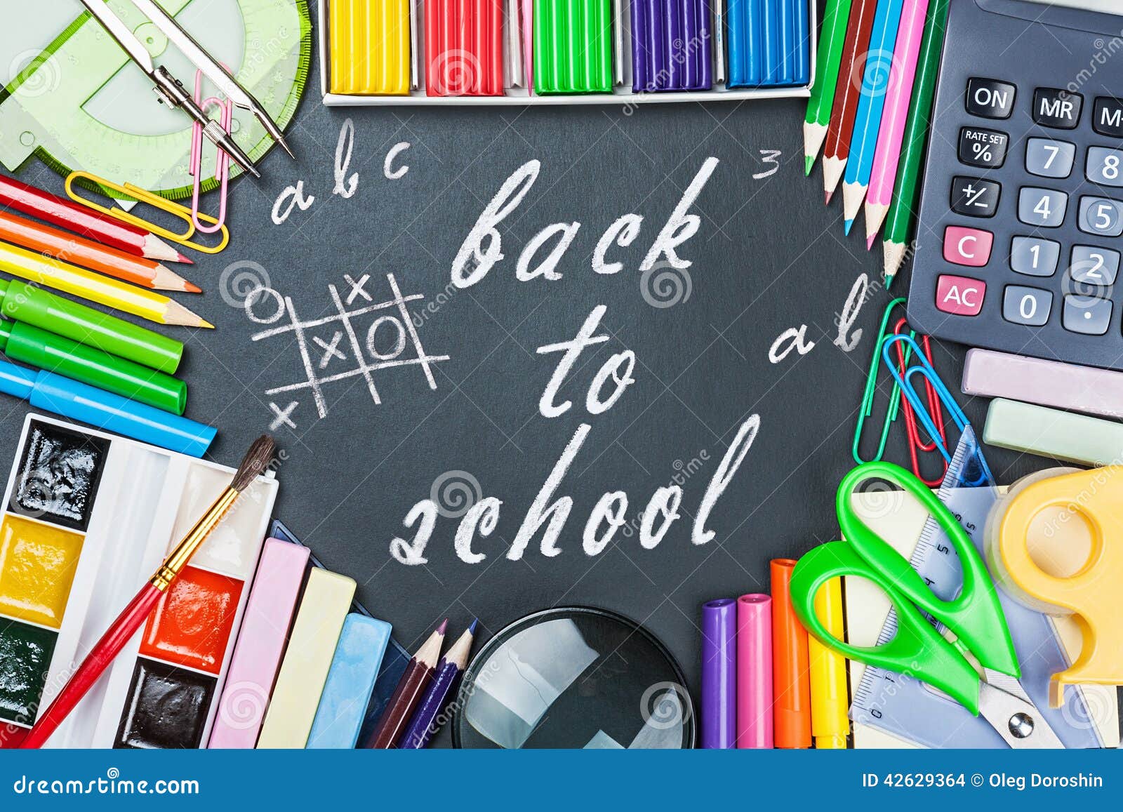 Tools for Education To the Schoolboard Stock Photo - Image of closeup ...