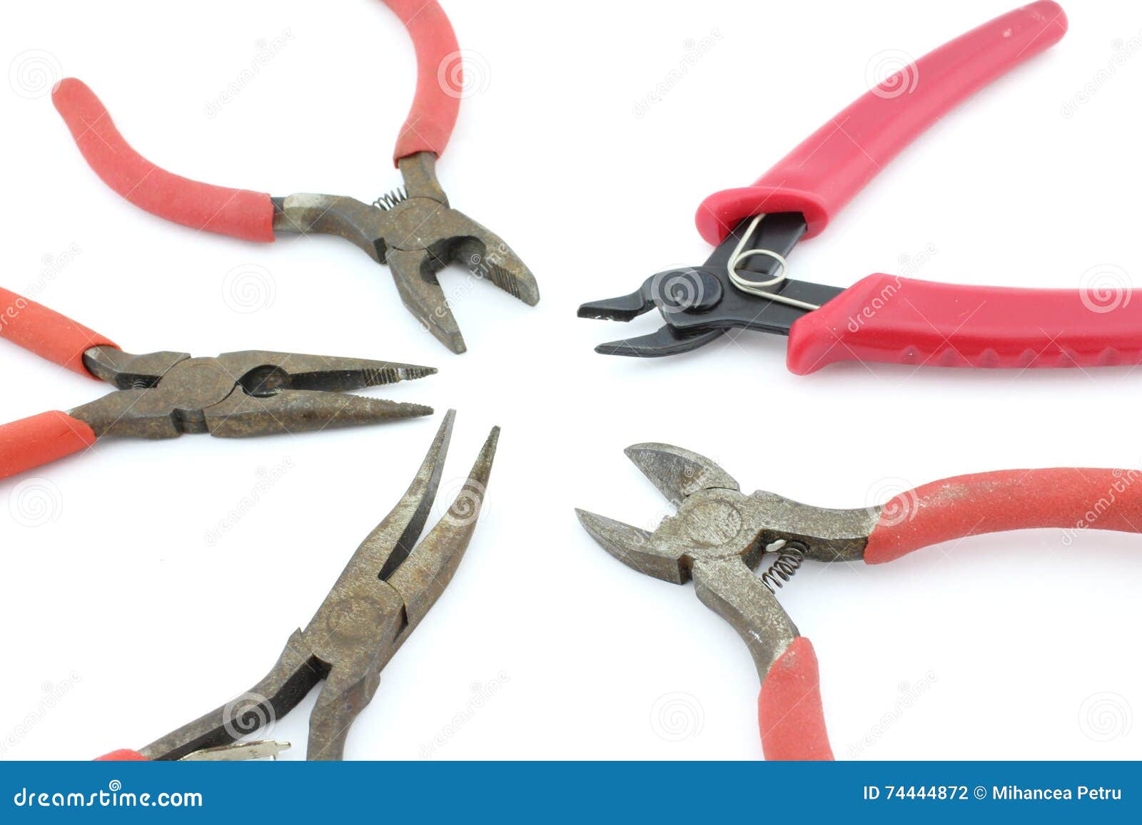 Tools for Electrical Instalation Stock Photo - Image of wire, metallic ...
