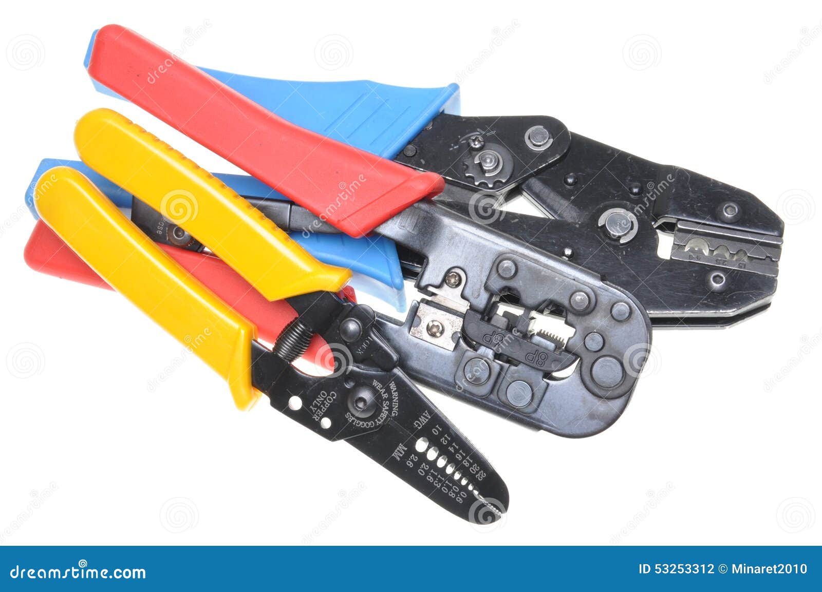 Tools for Electrical Installation Stock Photo - Image of construction ...