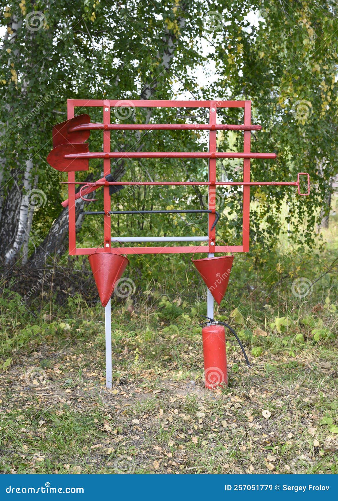 Tools for Extinguishing a Fire in a Summer Forest: a Fire Extinguisher ...