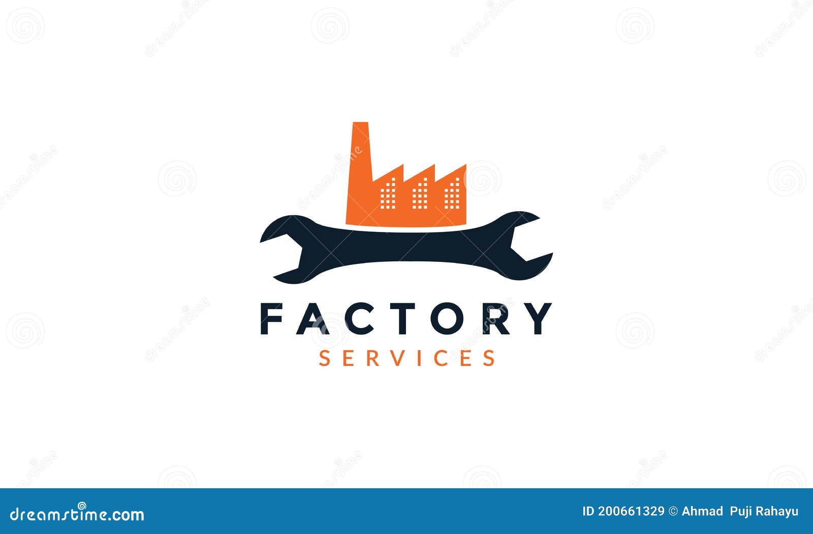 Tools with Factory Silhouette Services Logo Vector Icon Design Stock ...