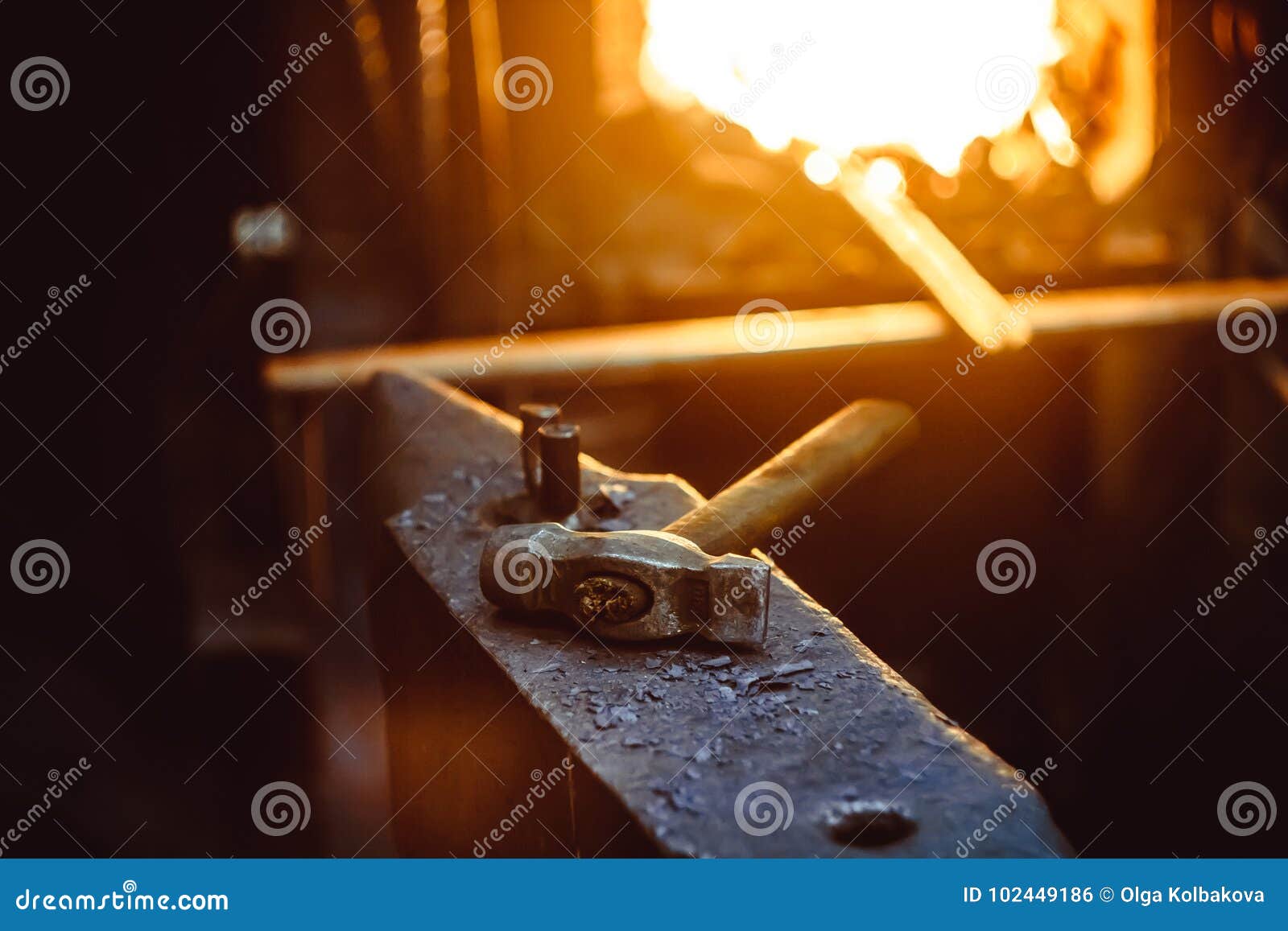 Tools in the forge stock photo. Image of antique, people - 102449186
