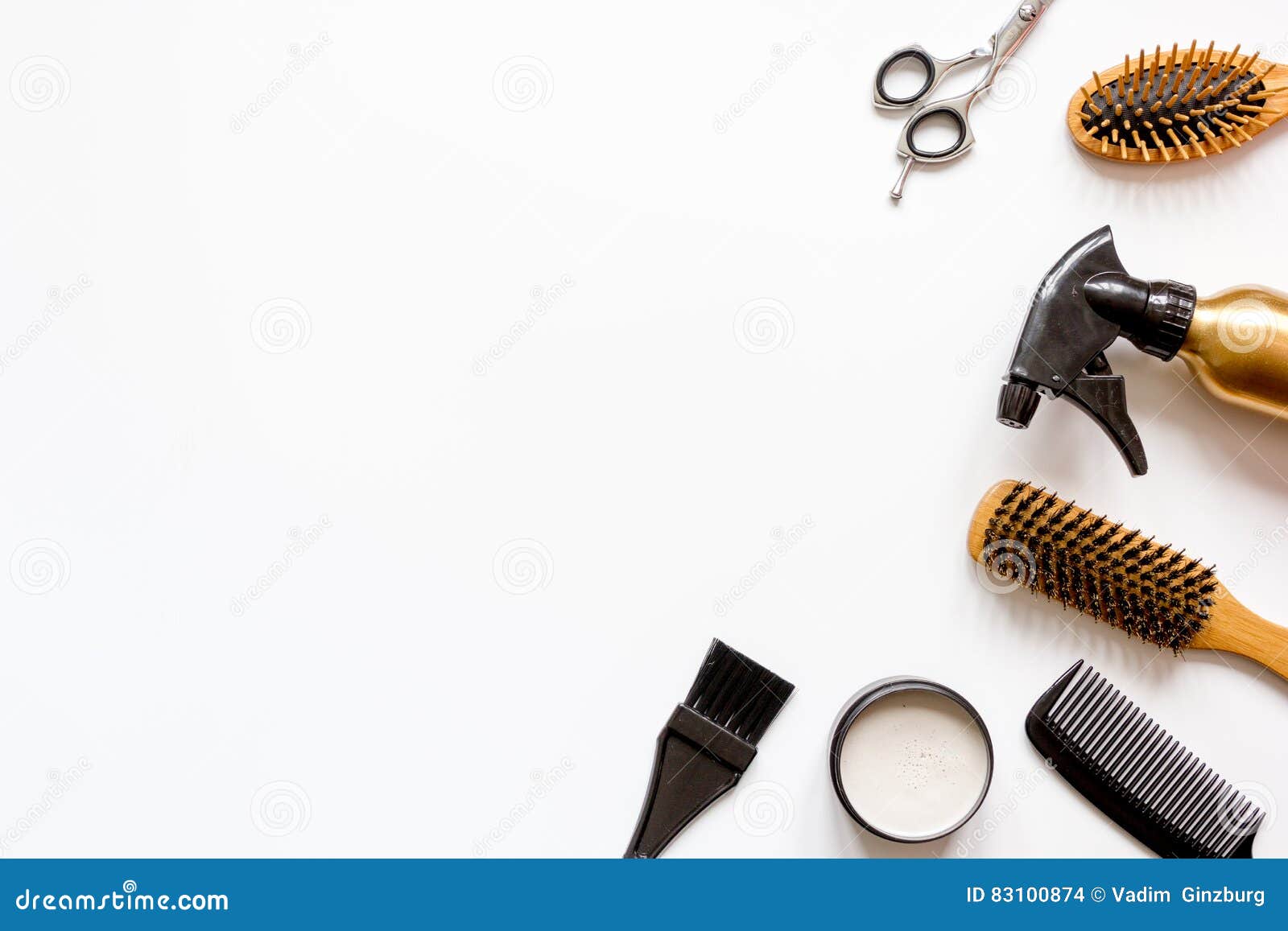Hair Stylist Tools Background