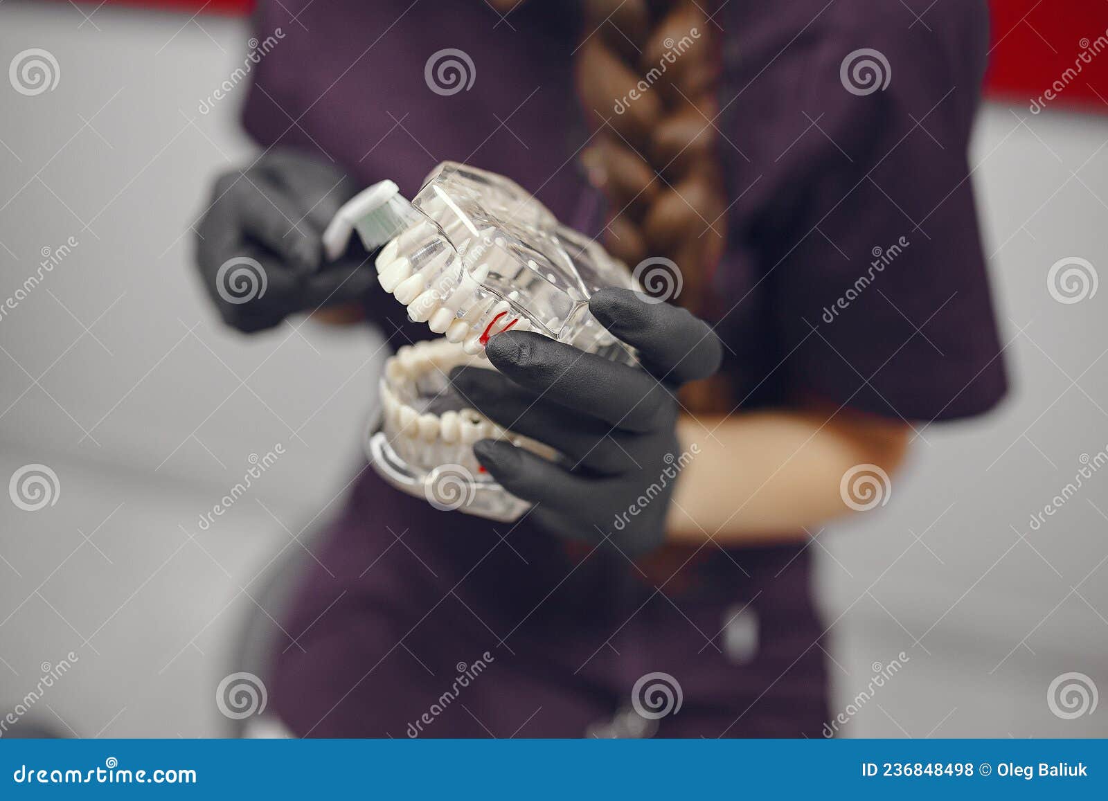 Dental Tools in a Dentist Hand Stock Photo - Image of carver, doctor ...