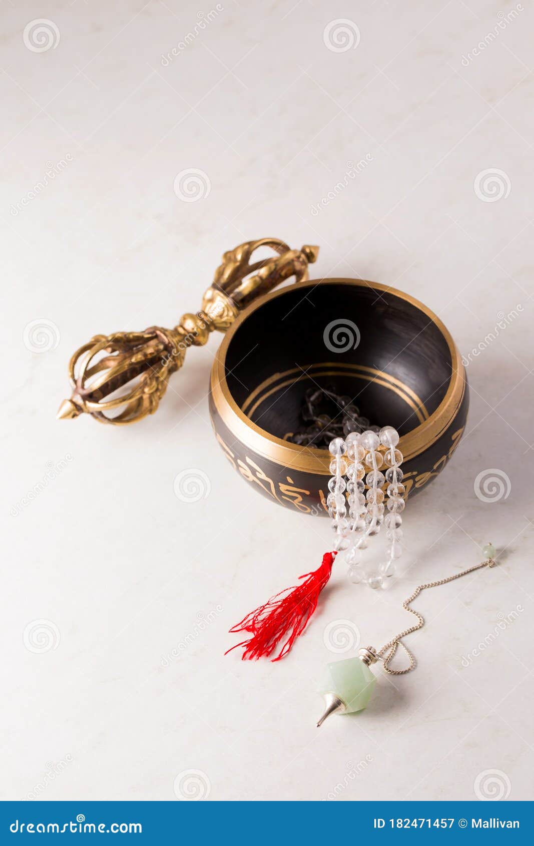 Tools for healing stock image. Image of religious, buddhism - 182471457