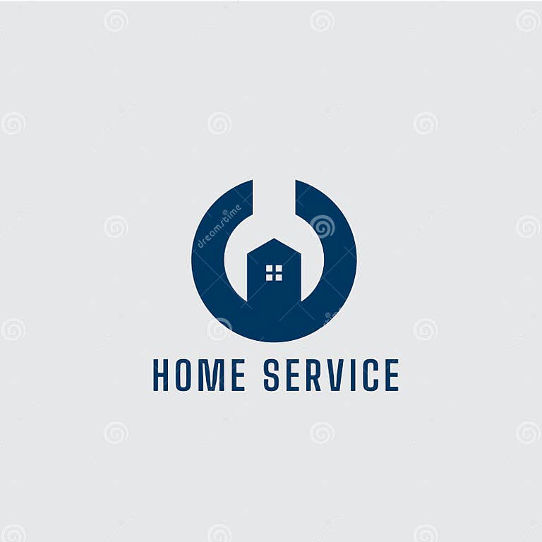 Tools Home Services Logo Design Template Stock Vector - Illustration of ...