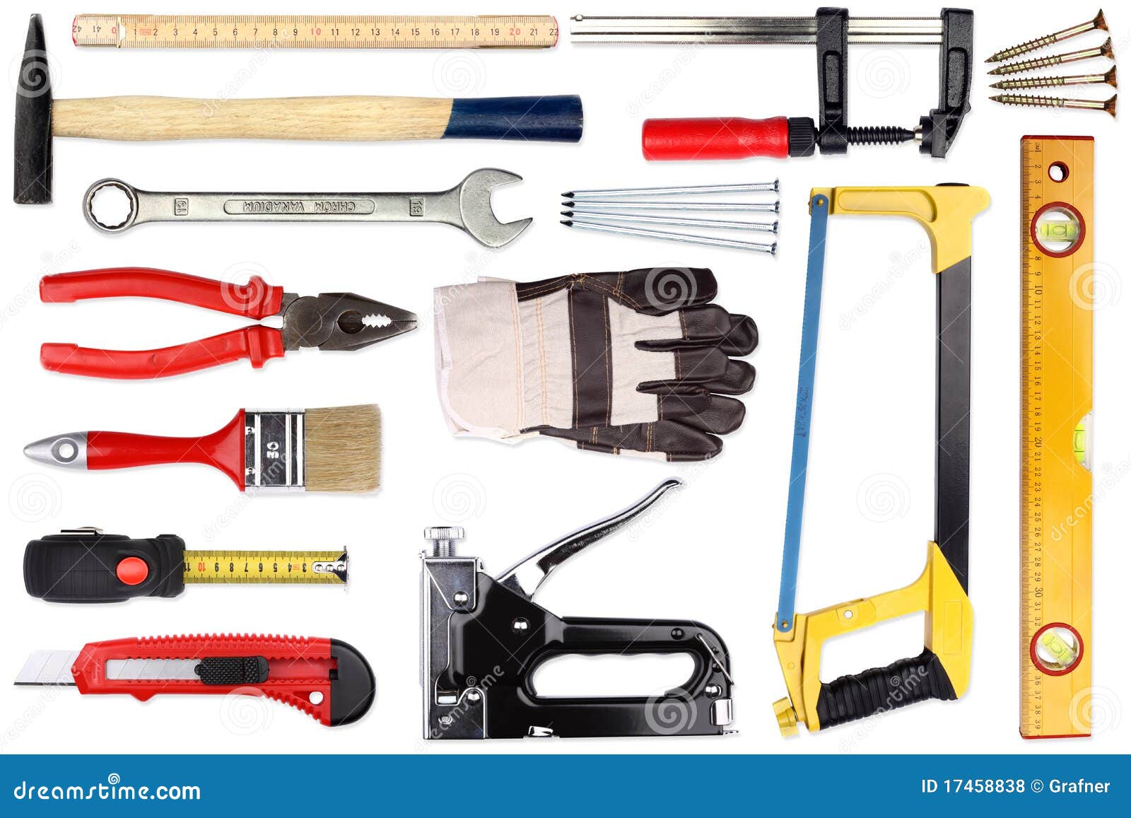 Tools I stock photo. Image of leather, knife, paintbrush - 17458838