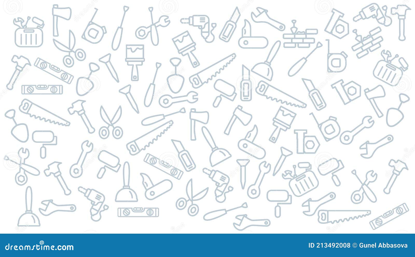 Tools Icon Background. Repair Tools Icon Background Stock Vector ...