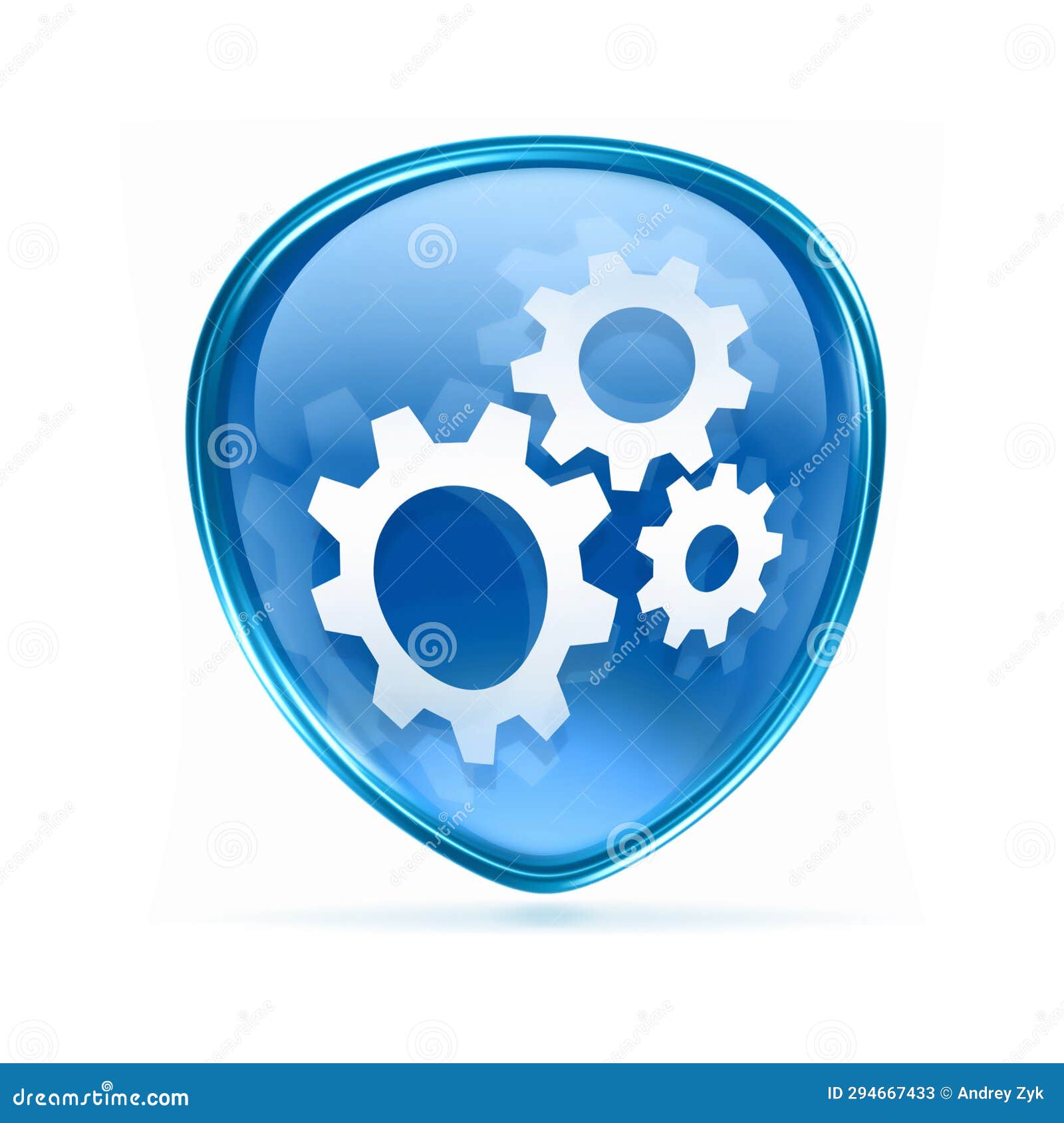 Tools icon blue. stock illustration. Illustration of isolated - 294667433