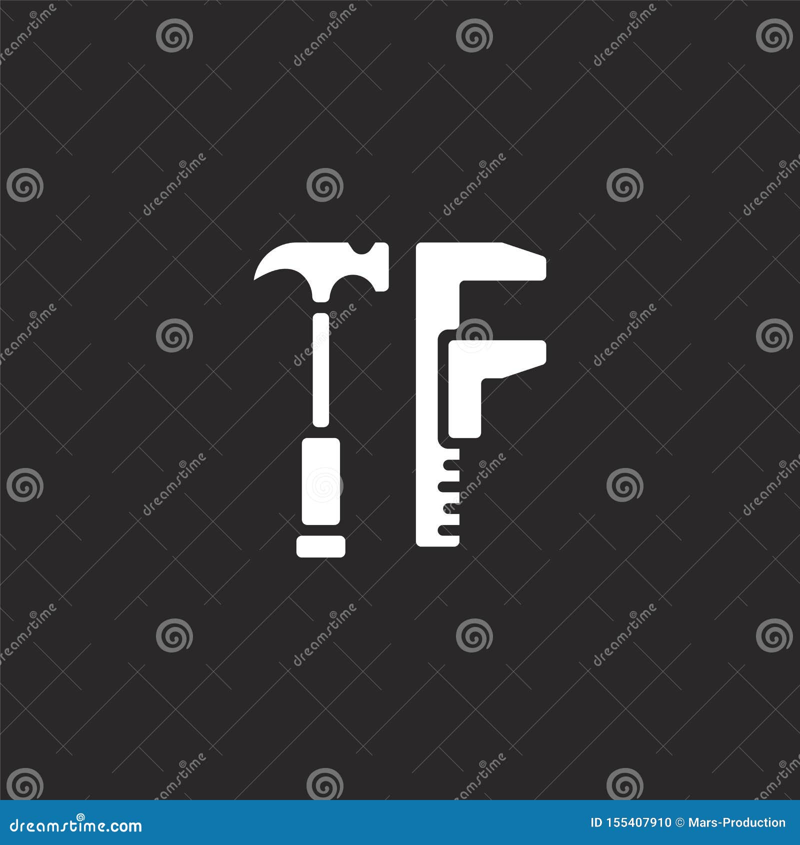 Tools Icon. Filled Tools Icon for Website Design and Mobile, App ...