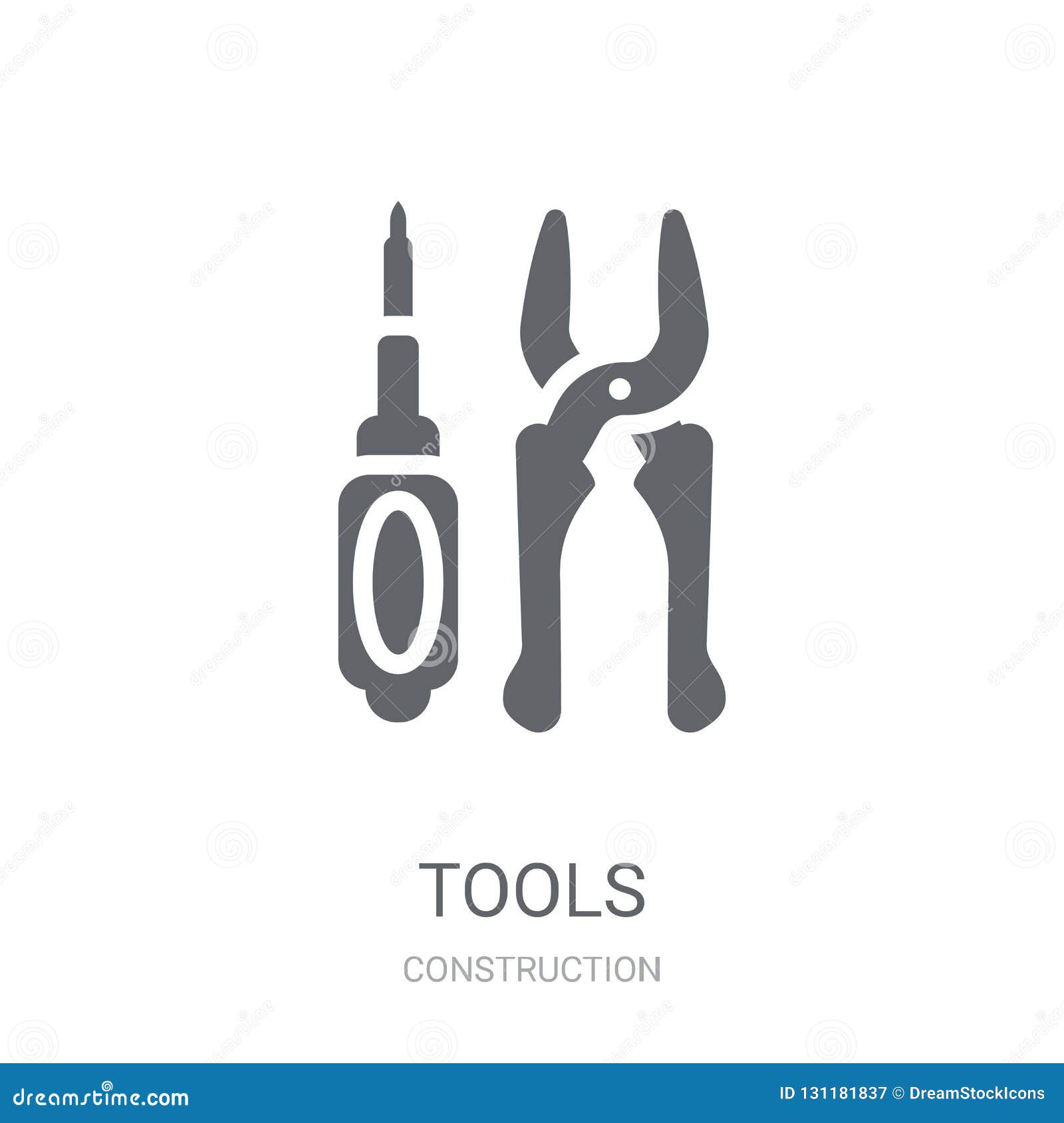 Tools Icon. Trendy Tools Logo Concept on White Background from C Stock ...