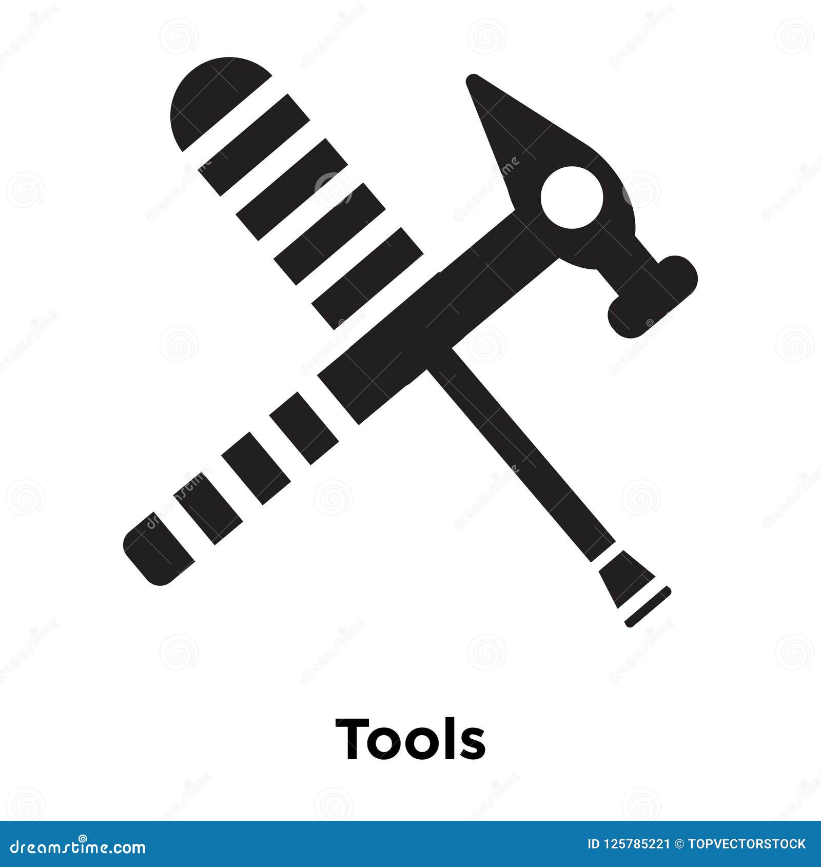 Tools Icon Vector Isolated on White Background, Logo Concept of Stock ...