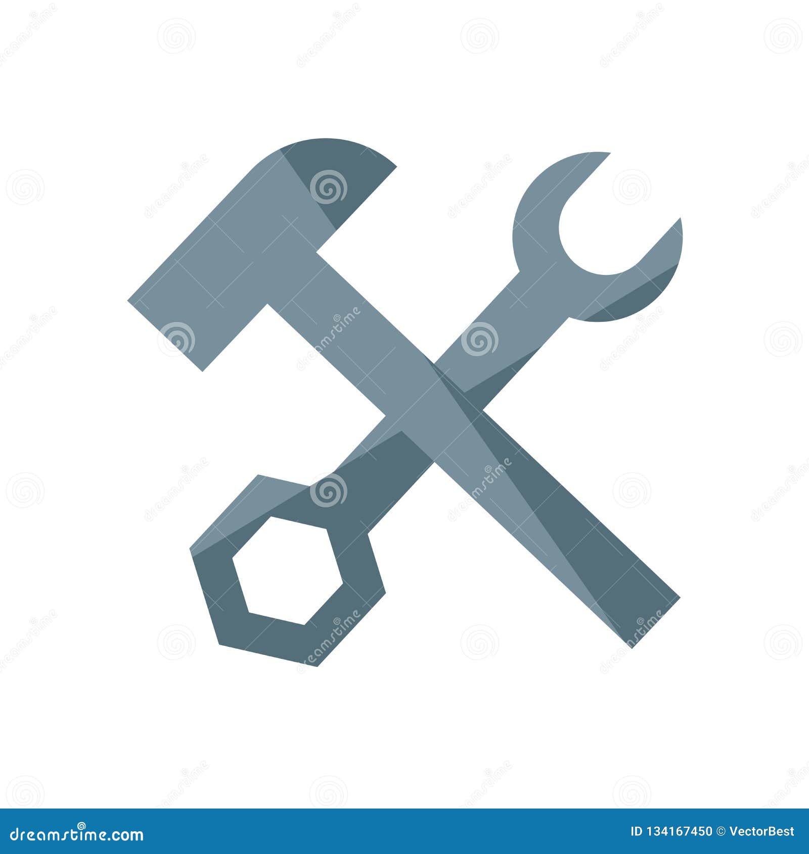 Tools Icon Vector Isolated on White Background, Tools Sign , Industry ...