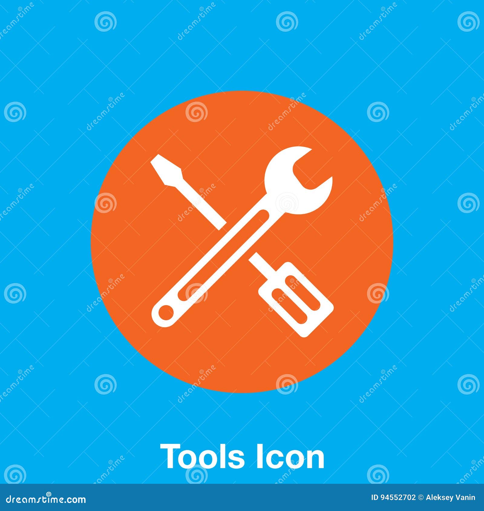 Tools Icon Vector, Solid Illustration, Pictogram Colored. Stock Vector ...