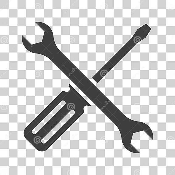 Tools Icon on White Background Stock Vector - Illustration of ...