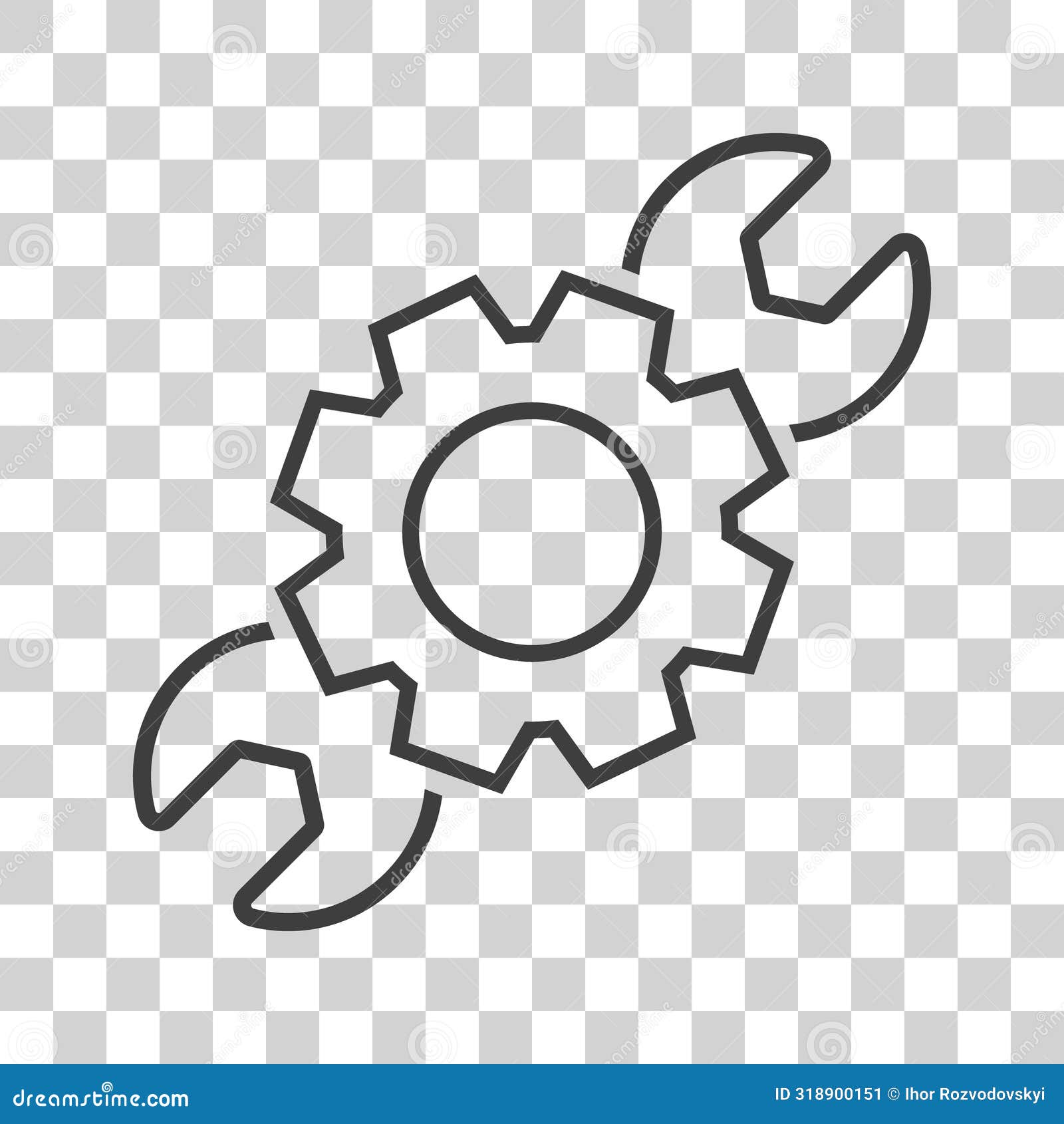 Tools Icon on White Background Stock Vector - Illustration of symbol ...