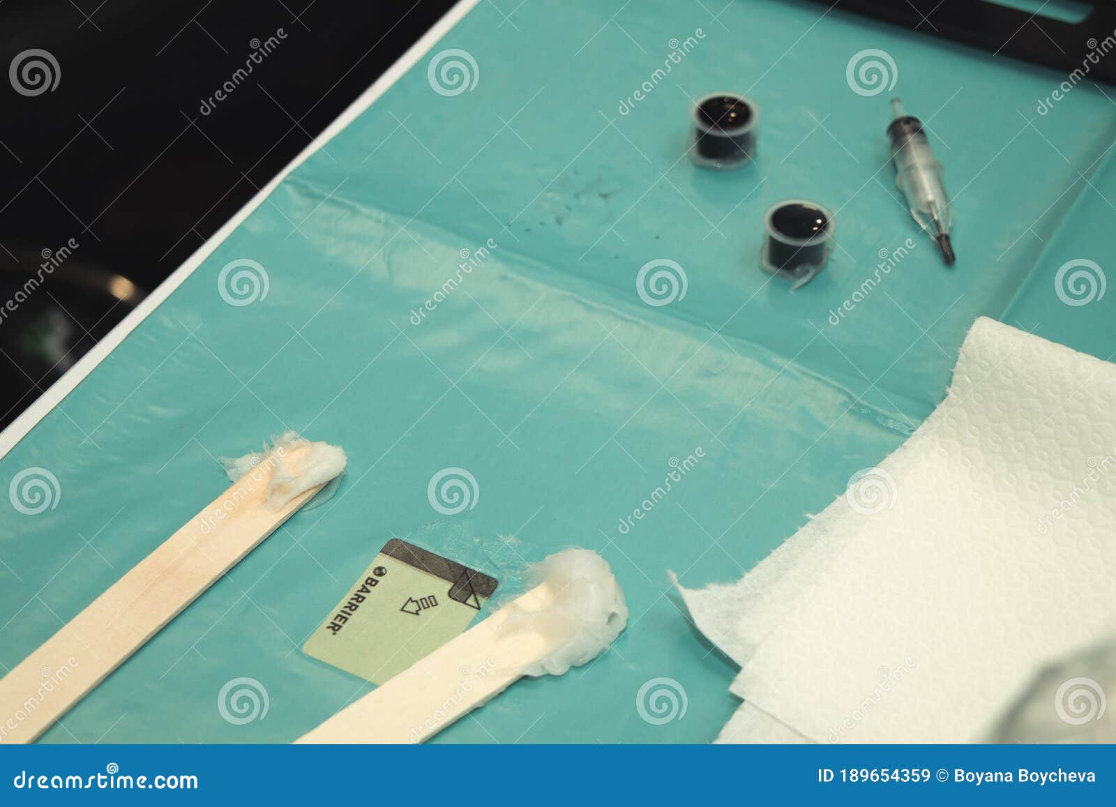 Tools and Ink for Drawing Tattoos Stock Image - Image of colourful ...