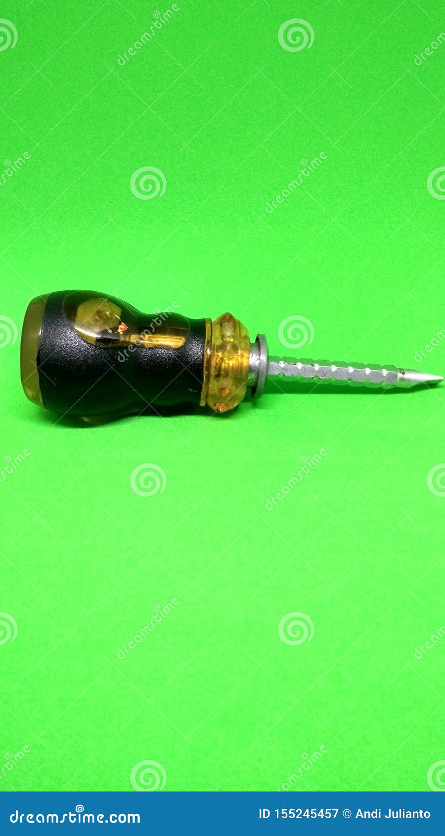 Tools Isolated on Green Background Stock Image - Image of handle, metal ...