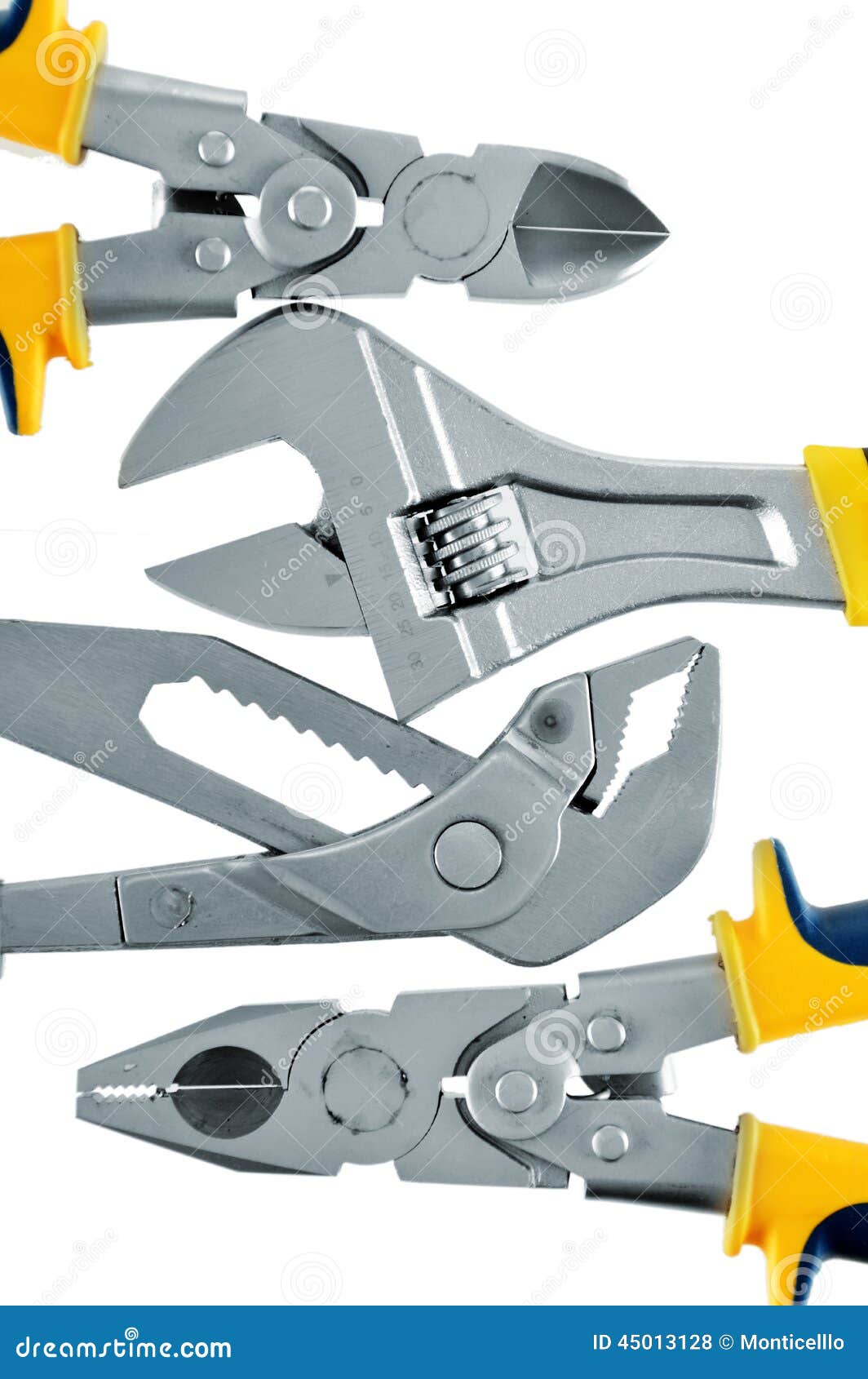 Tools Isolated on White Background Stock Photo - Image of tool ...