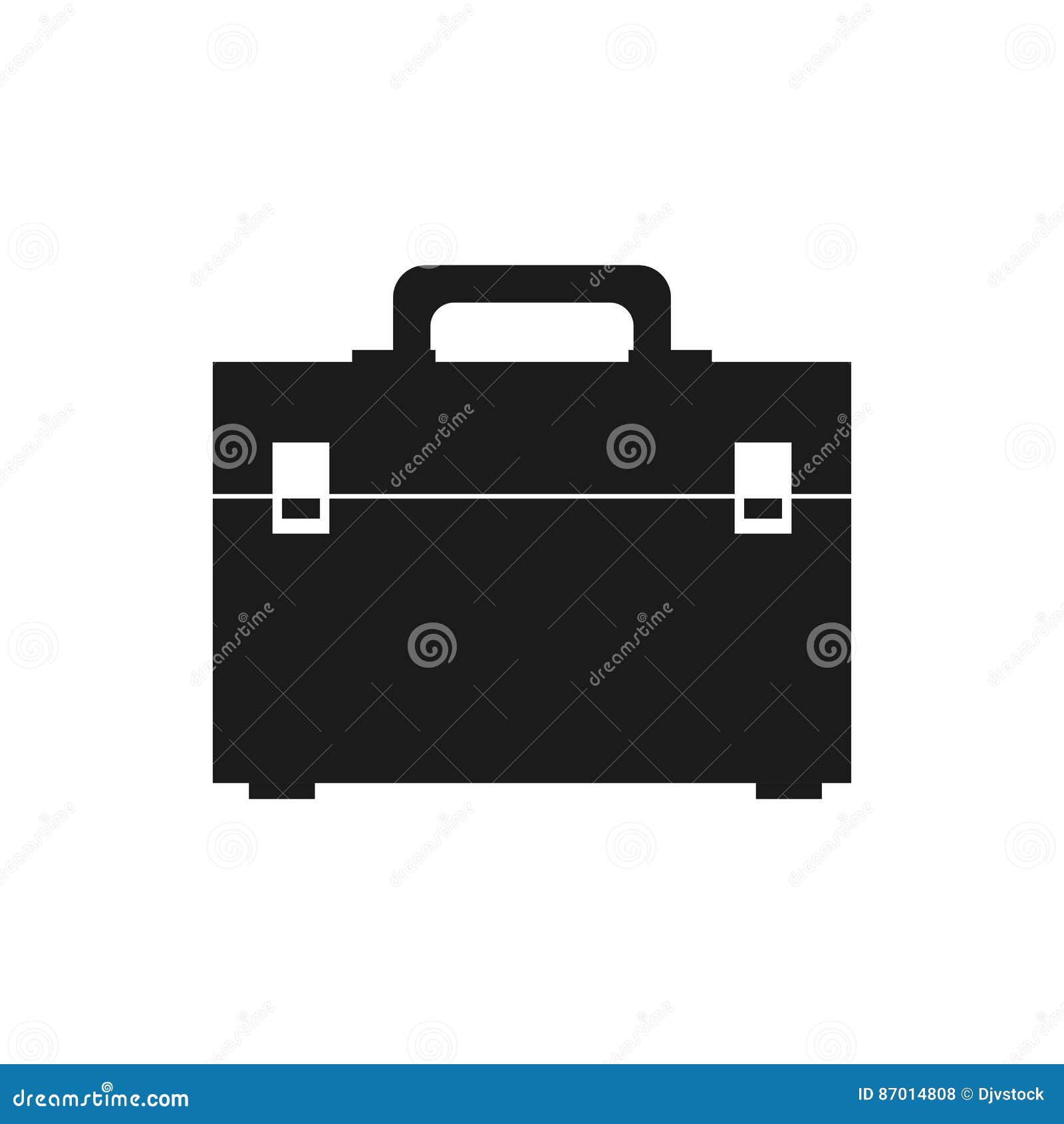Tools kit box stock illustration. Illustration of group - 87014808