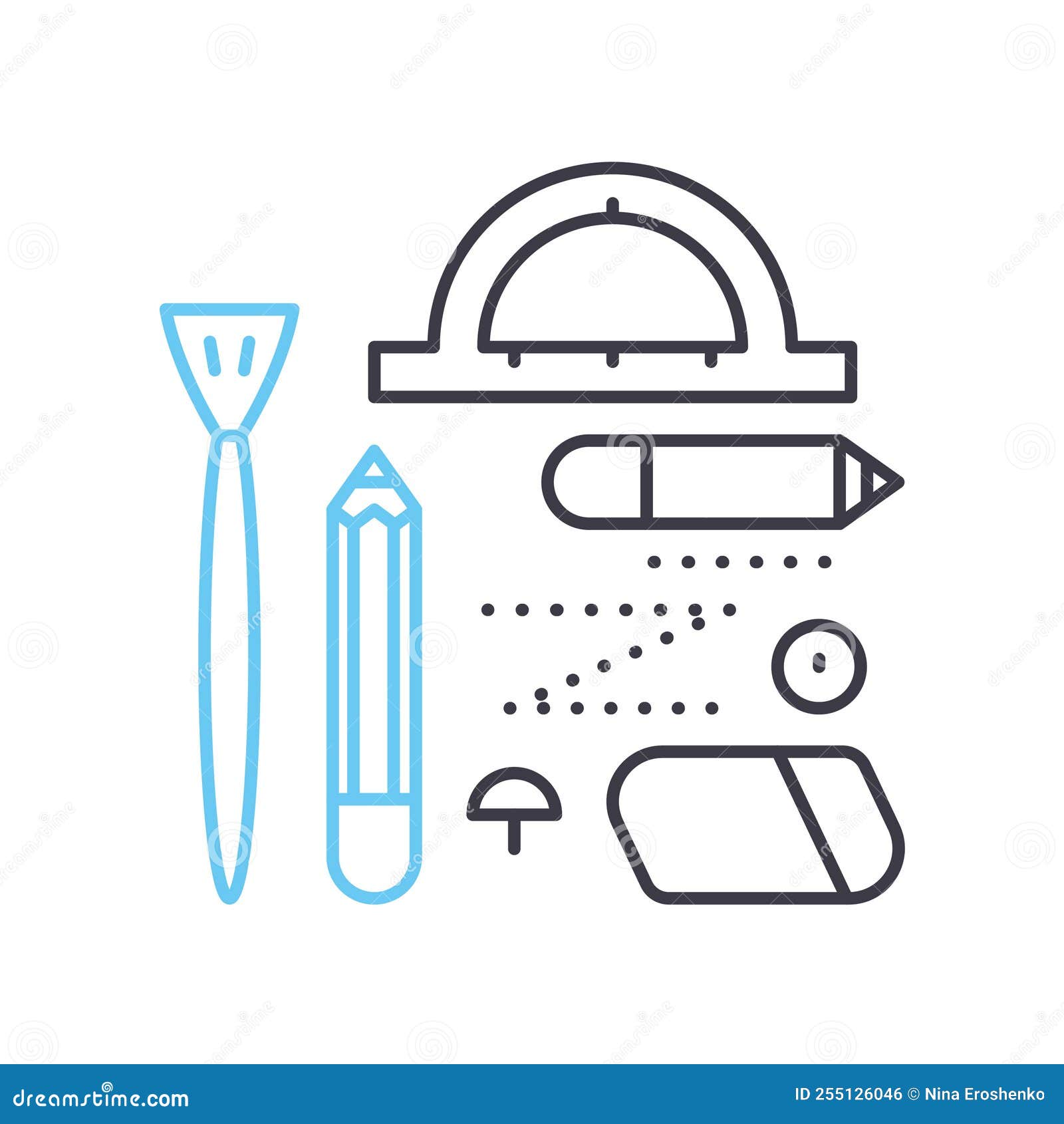Tools Line Icon, Outline Symbol, Vector Illustration, Concept Sign ...