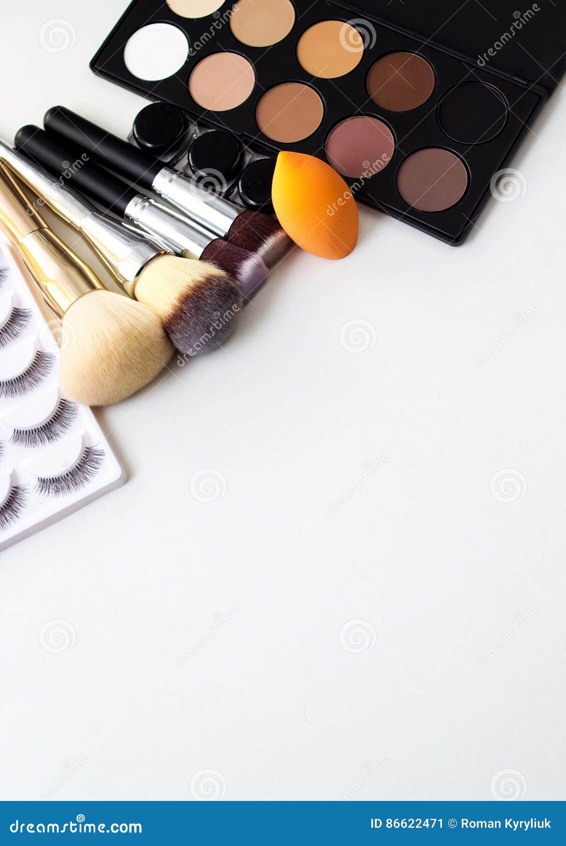 Tools Make-up Artist. All Makeup. Stock Image - Image of concealer ...