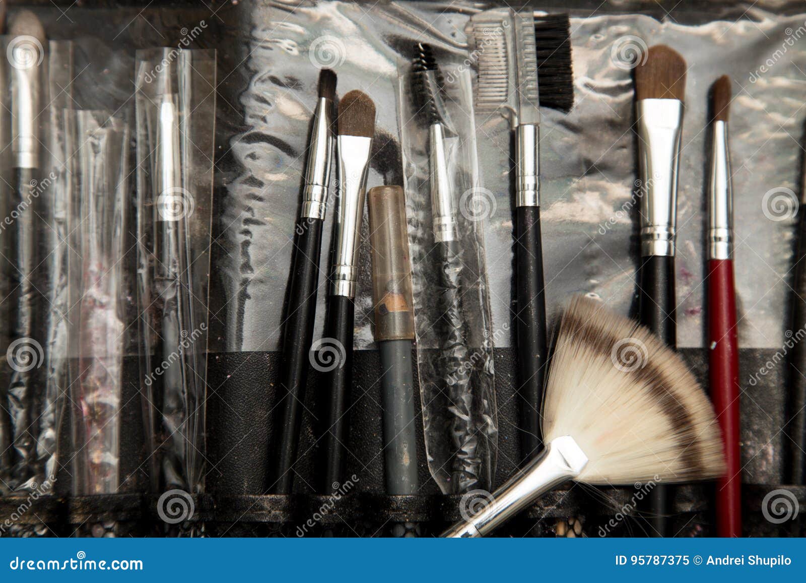 Tools Makeup in a Beauty Salon Stock Image - Image of applicator ...