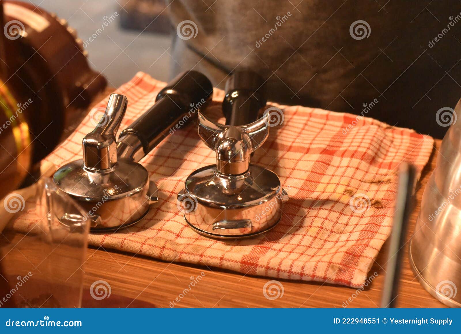 The Tools for Making a Great Coffee Stock Image - Image of ancient ...