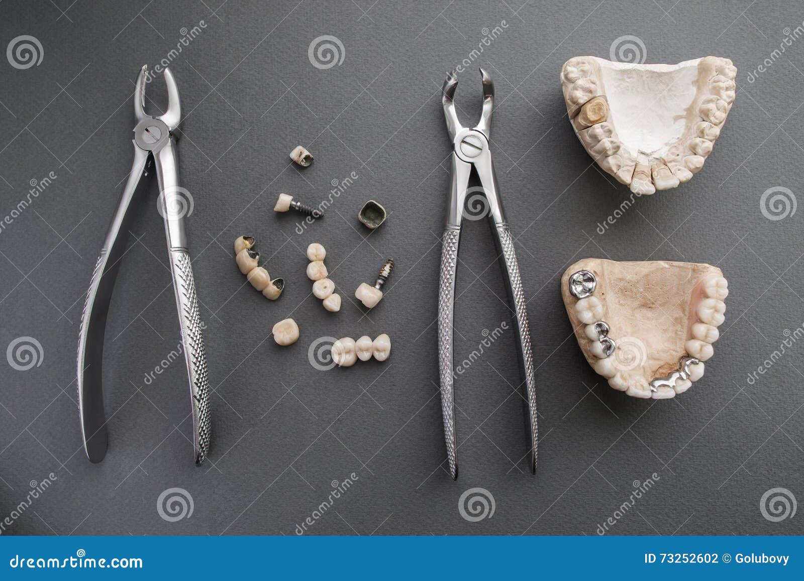 Tools for Making Prosthesis Layout Lay Out Stock Photo - Image of fake ...