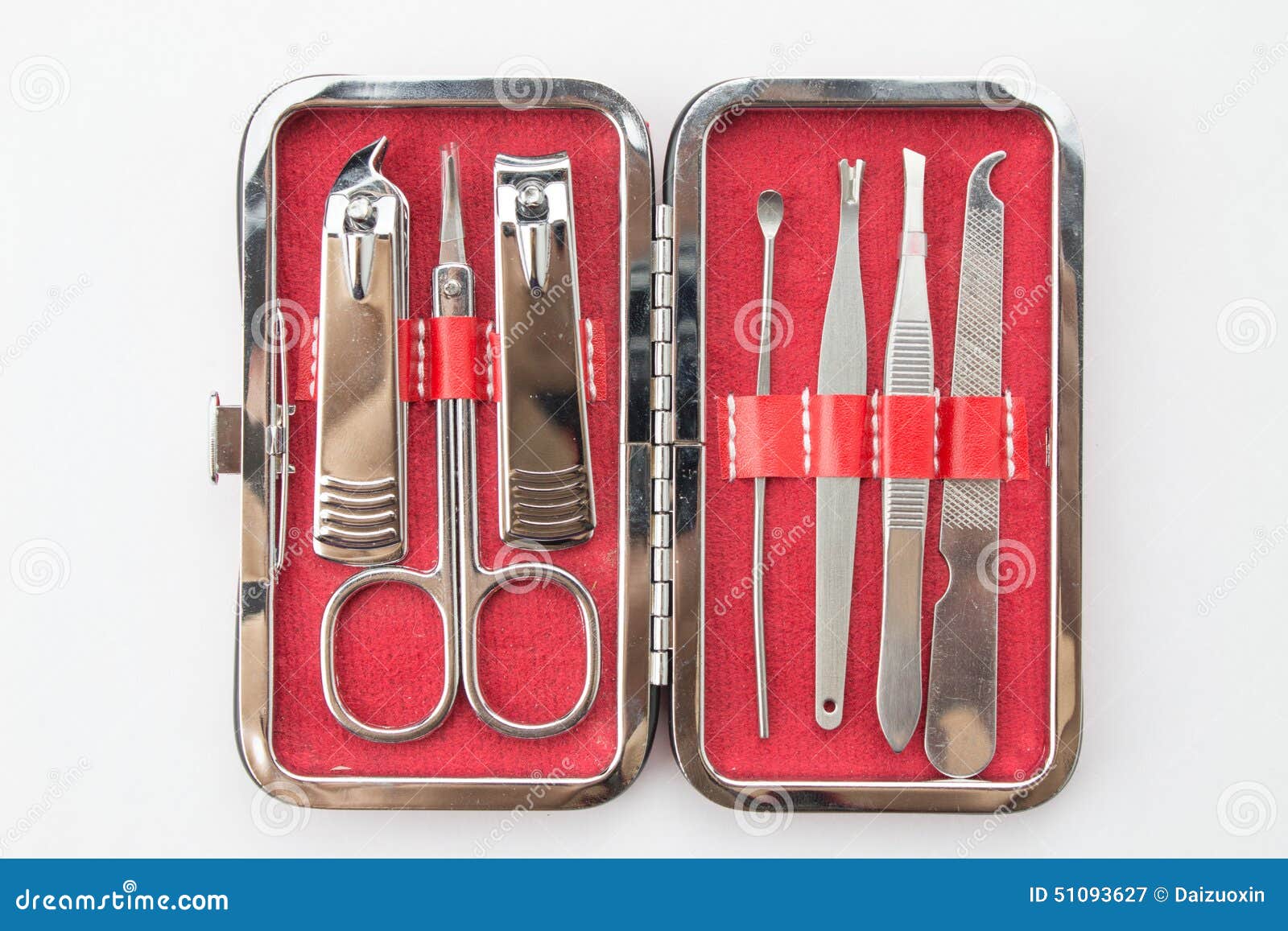 Tools of a manicure set stock image. Image of beauty - 51093627
