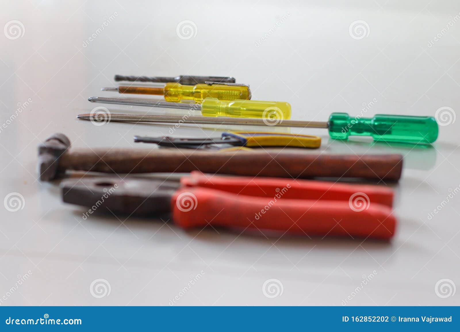 Tools and Materials for Electrical Repair. Stock Photo - Image of ...