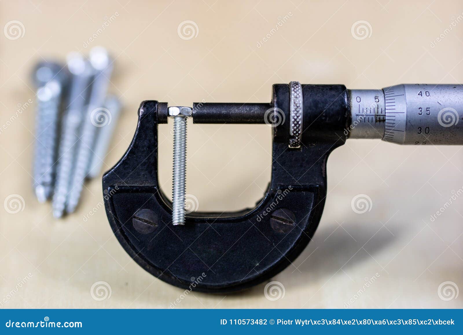 Tools and Measuring Accessories on a Wooden Workshop Table. Making ...