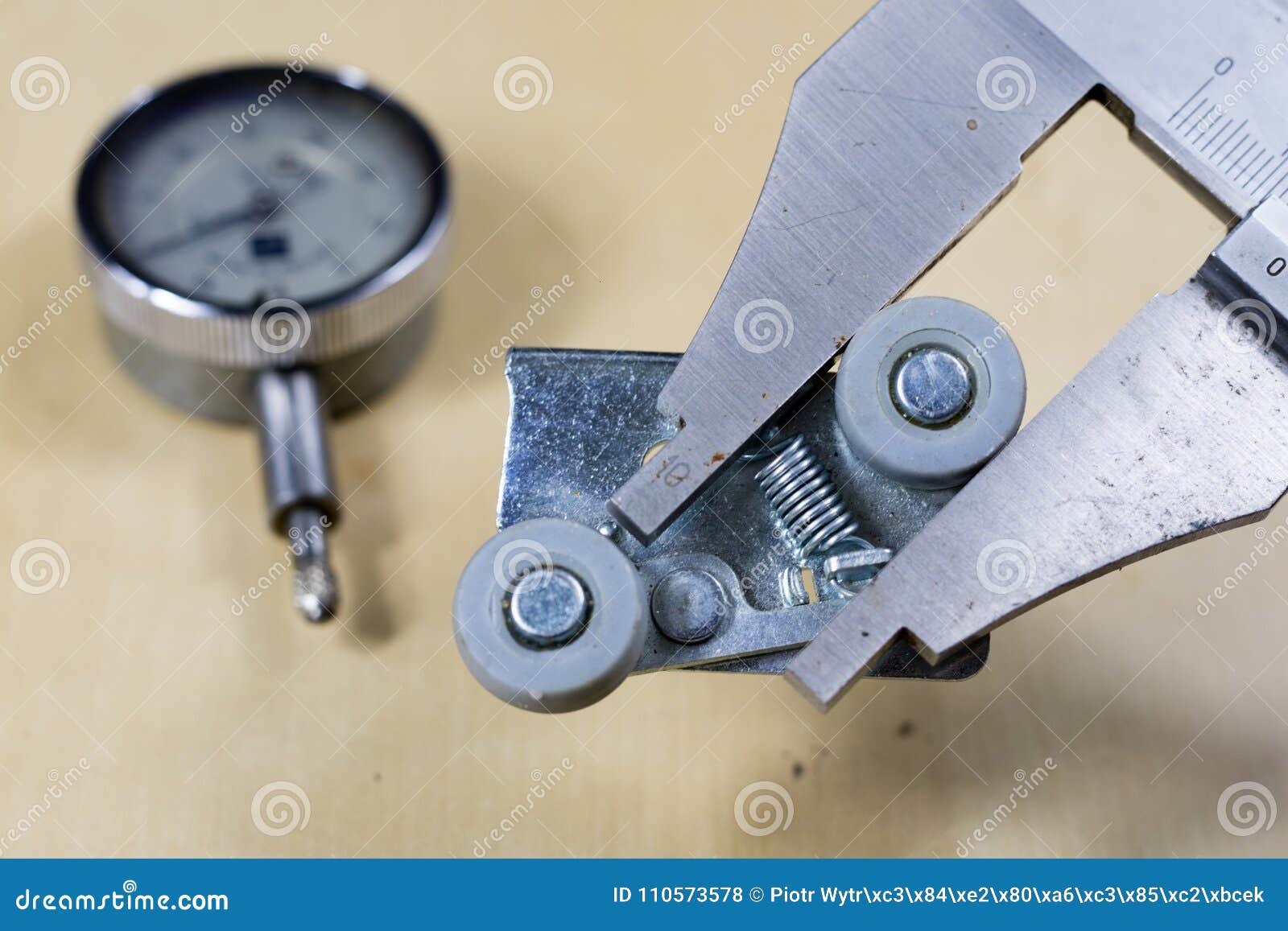 Tools and Measuring Accessories on a Wooden Workshop Table. Making ...