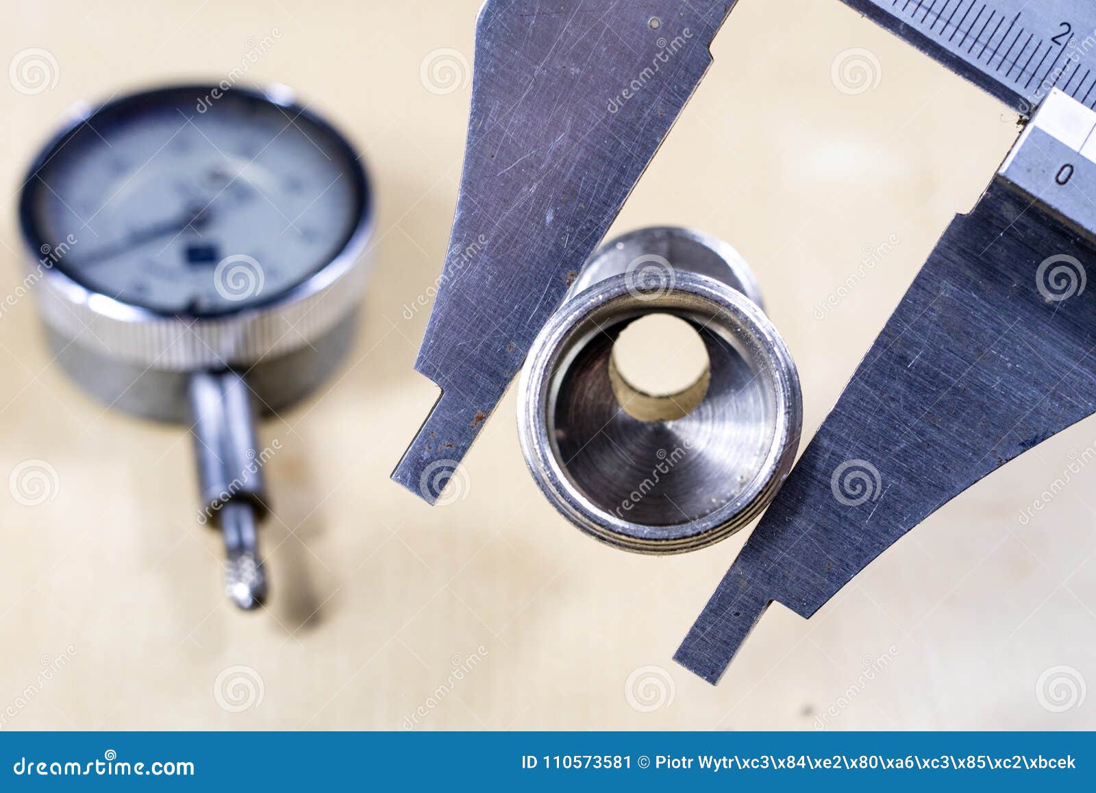 Tools and Measuring Accessories on a Wooden Workshop Table. Making ...