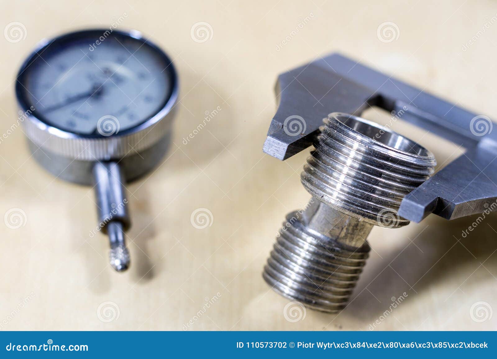 Tools and Measuring Accessories on a Wooden Workshop Table. Making ...