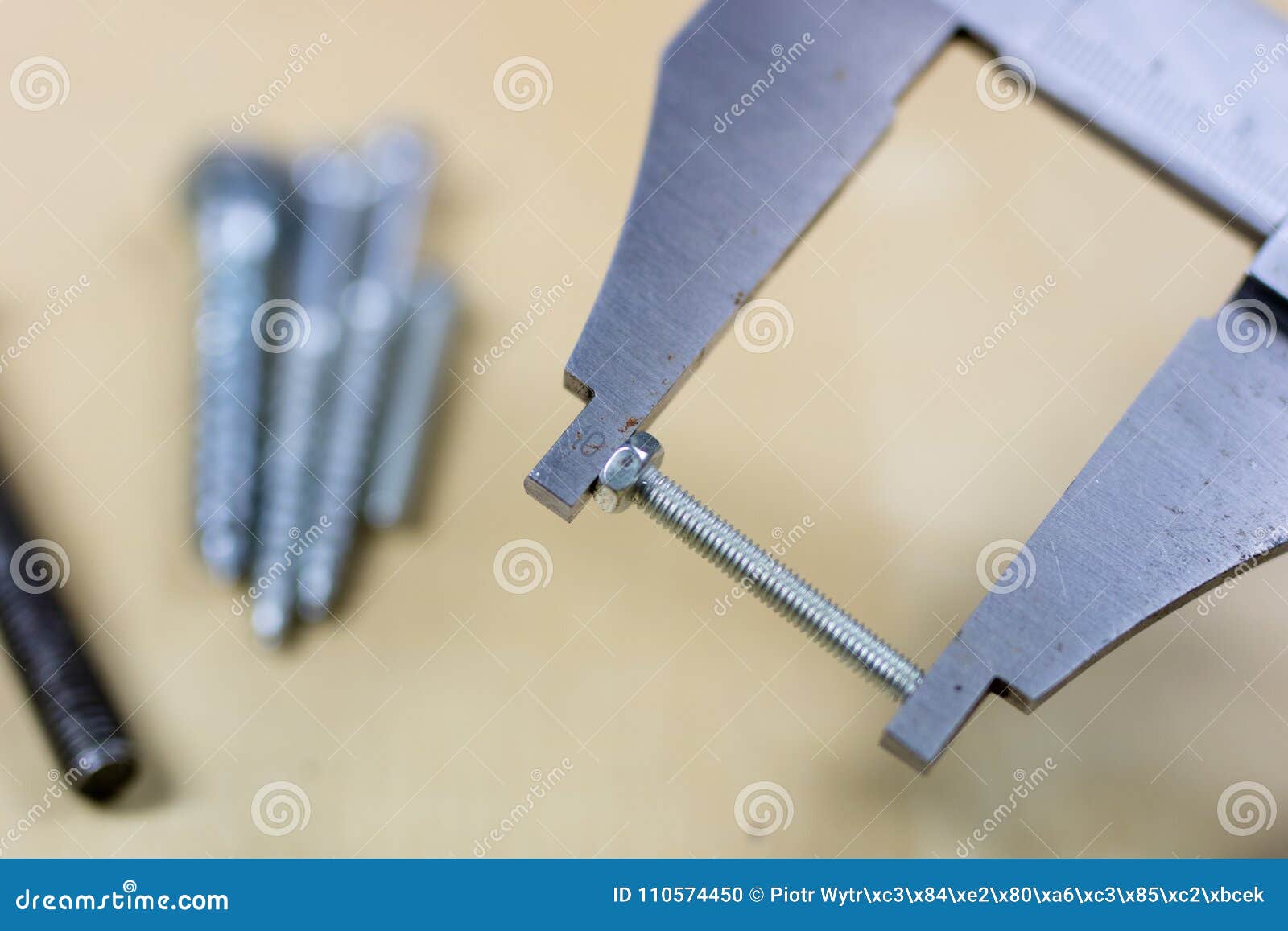Tools and Measuring Accessories on a Wooden Workshop Table. Making ...
