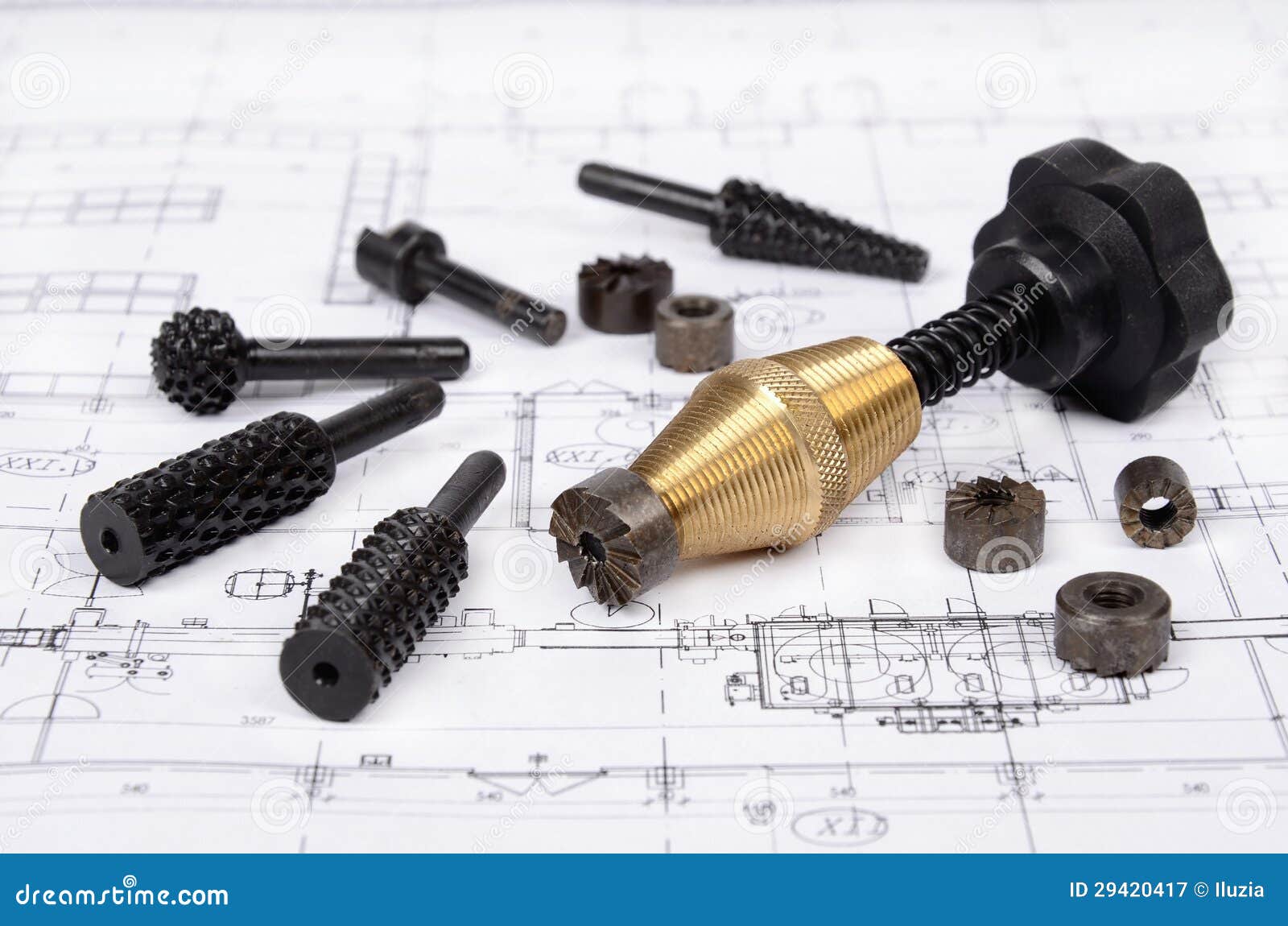 Tools and mechanisms stock image. Image of mechanical - 29420417