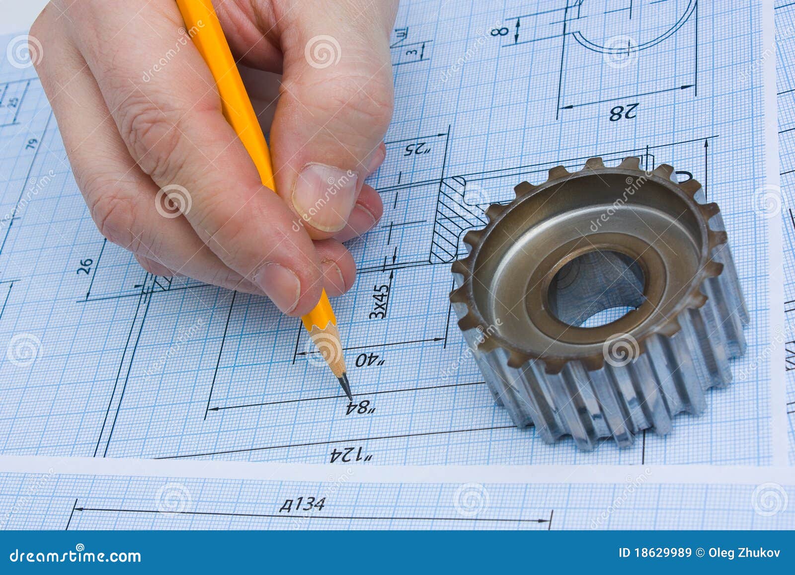 Tools and Mechanisms Detail Stock Image - Image of technology ...